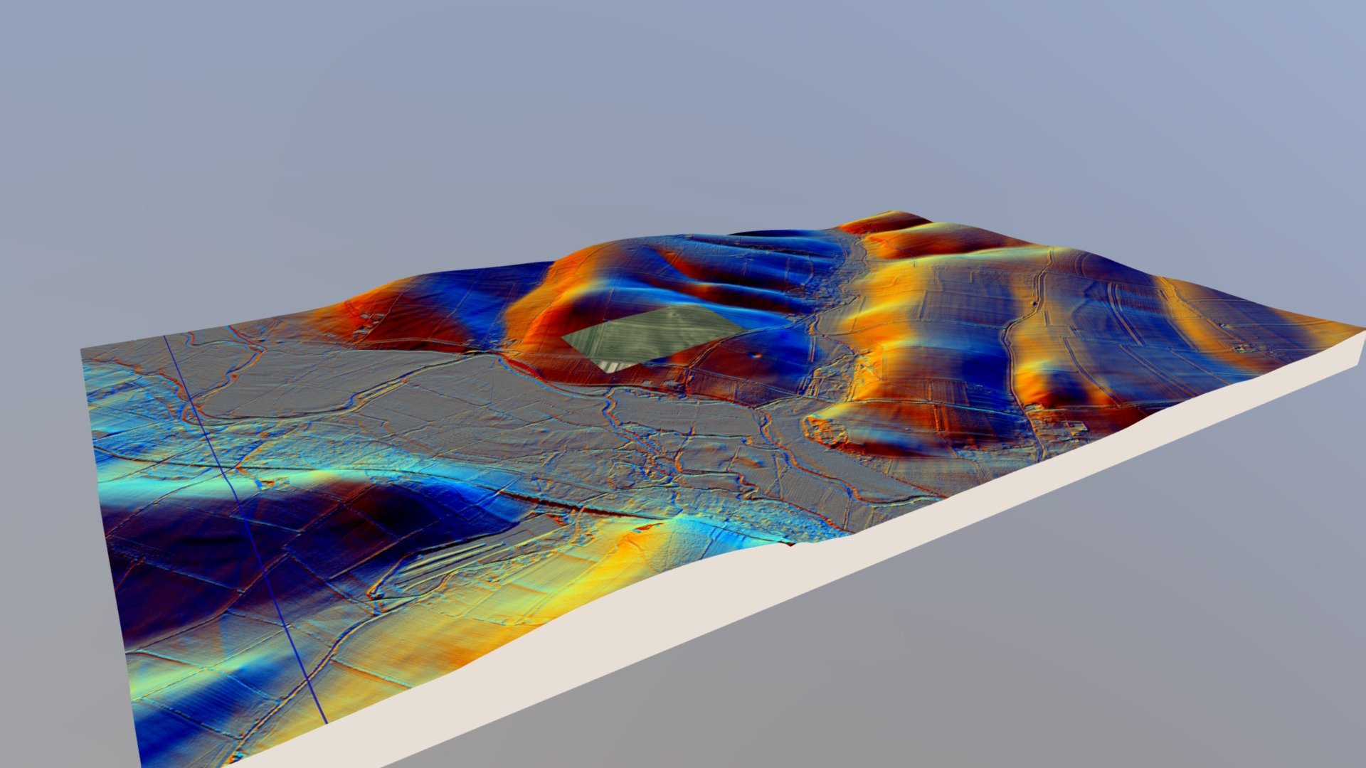 Tarrant Keyneston Long Barrow On Lidar Download Free 3d Model By Geodigging 2f111bd Sketchfab