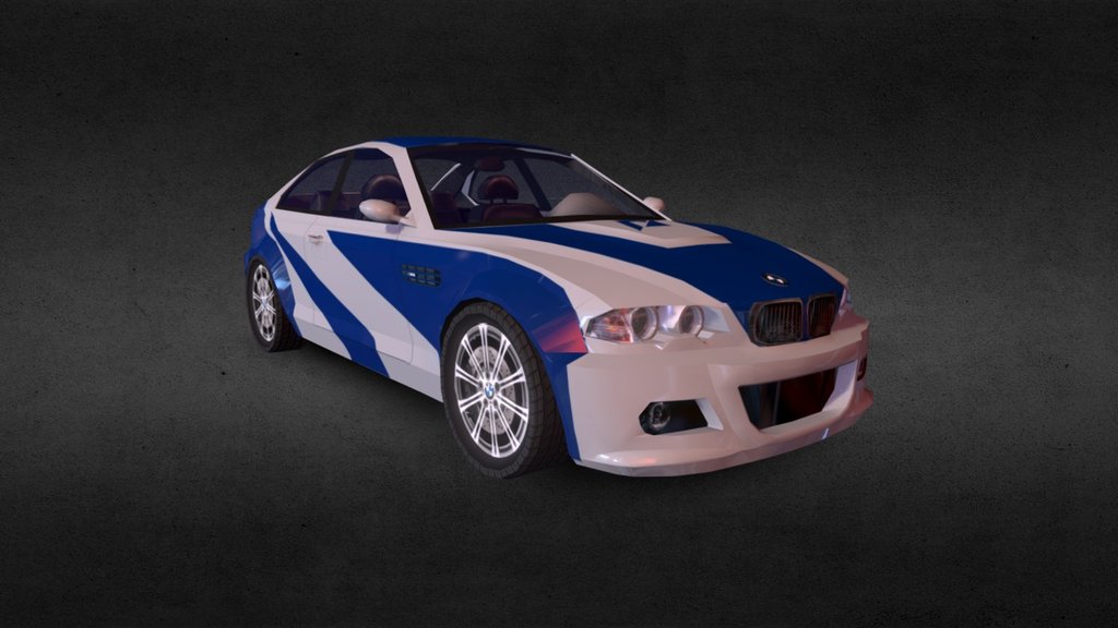 BMW M3 Coupe E46 - 3D model by Jin Mustang (@Jin7Mustang) [2f11577 ...