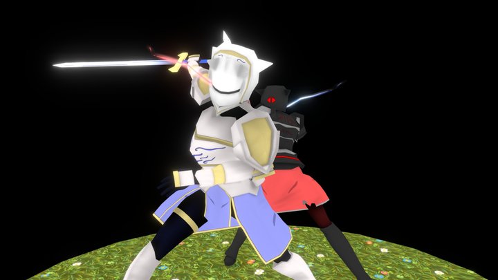 Fighting 3D models - Sketchfab