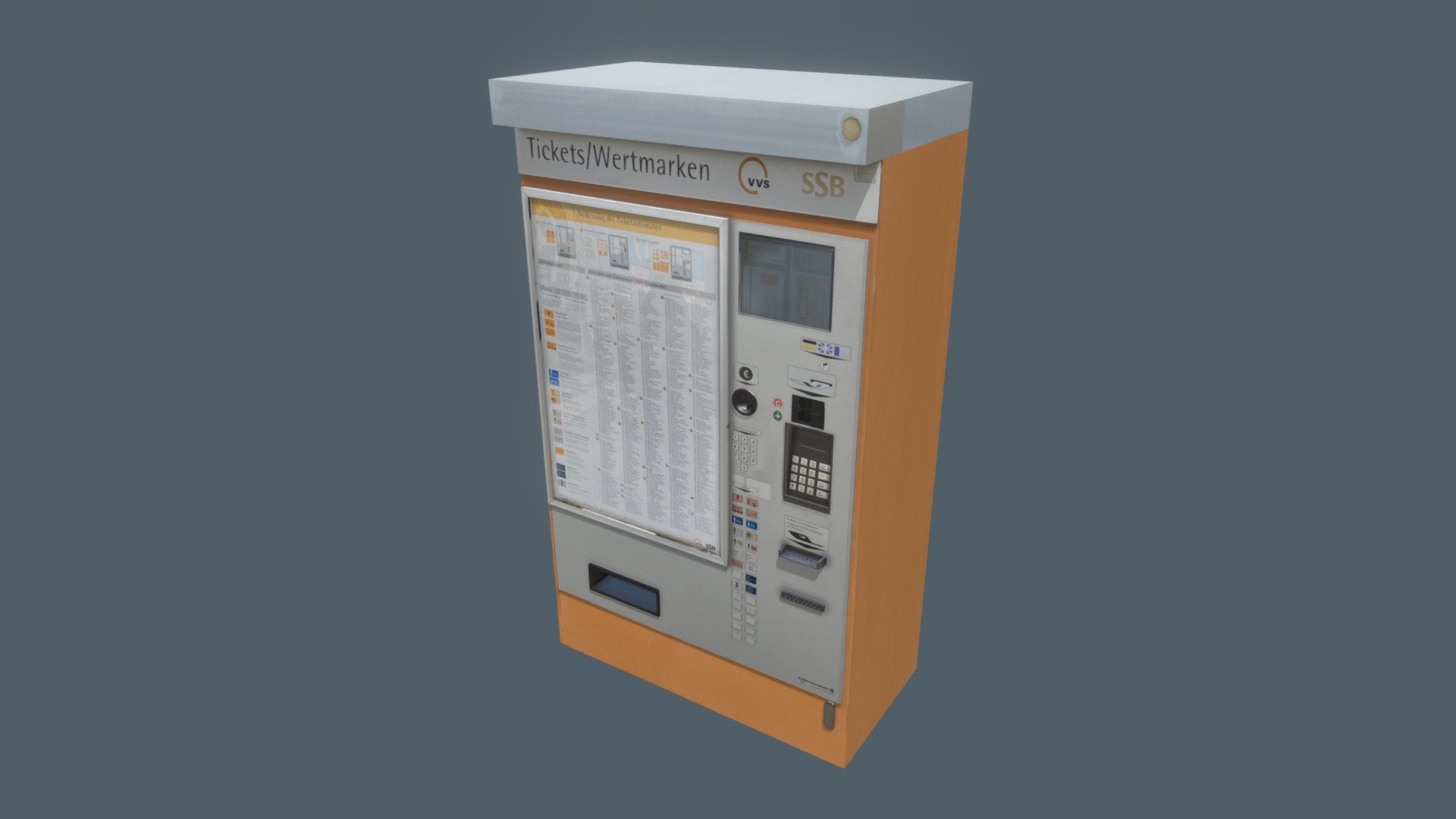 Ticket Machine - 3D model by Salih (@salliboi) [2f12909] - Sketchfab