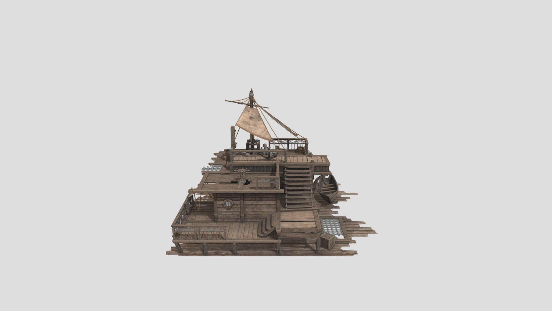 Shipwreck - 3D model by Daveydaves [2f135c6] - Sketchfab