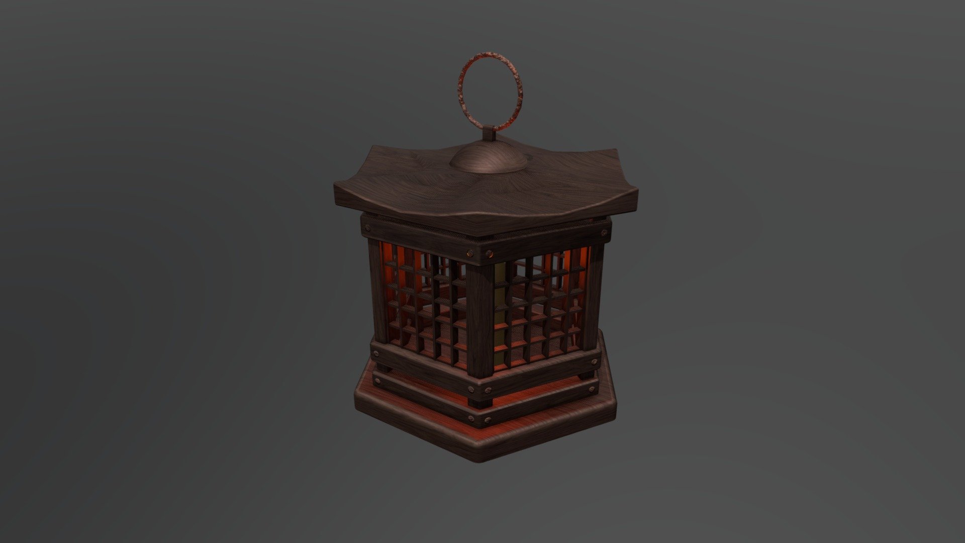 Japanese Lantern - 3D model by Myaskill [2f142a8] - Sketchfab