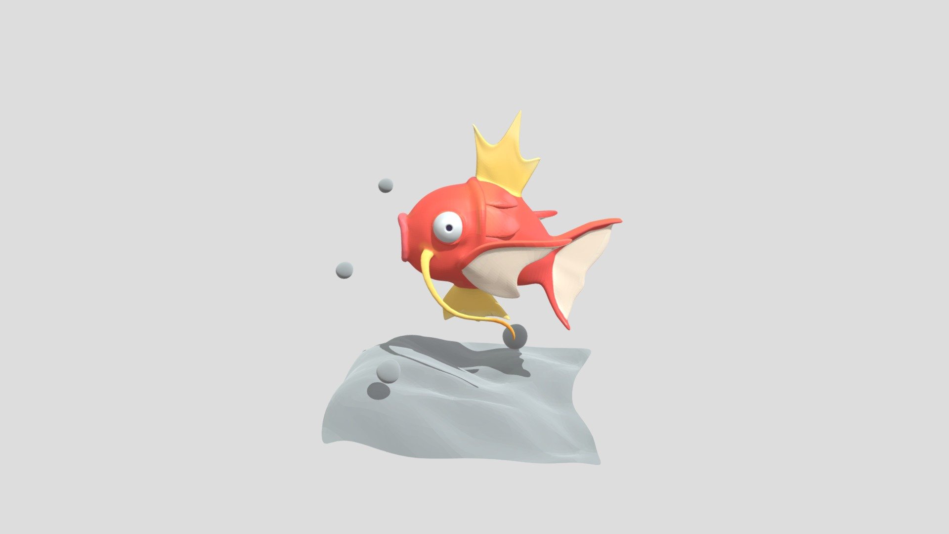 Magikarp by Nyś (Dominika Kostrzewa) - 3D model by Nychu [2f150f5 ...