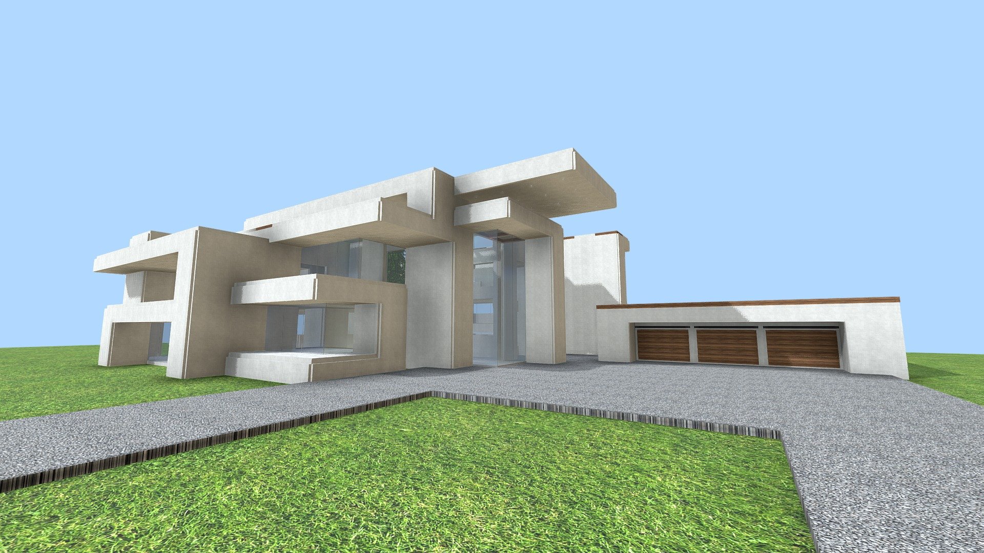 SHC Modern Mansion 4 TEST - 3D model by denniswoo1993 [2f159ce] - Sketchfab