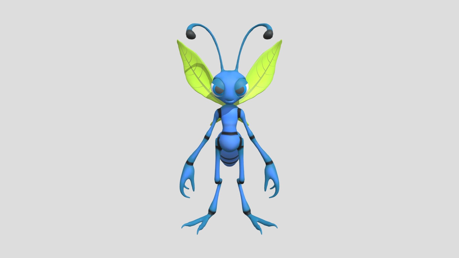Butterfly Fairy 3D Model - 3D model by idevilal [2f19805] - Sketchfab