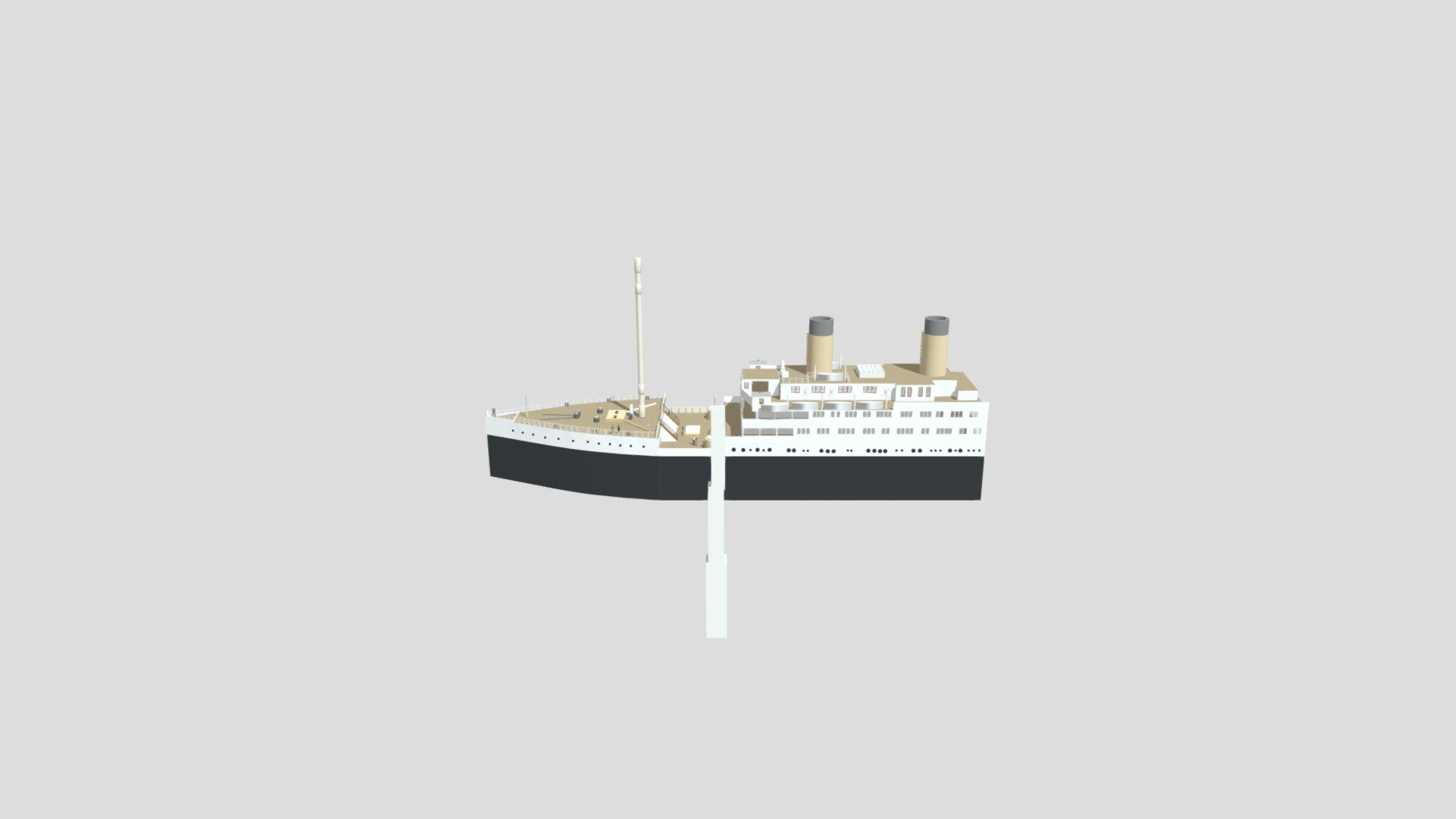 Titanic - Download Free 3D model by Home Design 3D (@homedesign3d ...