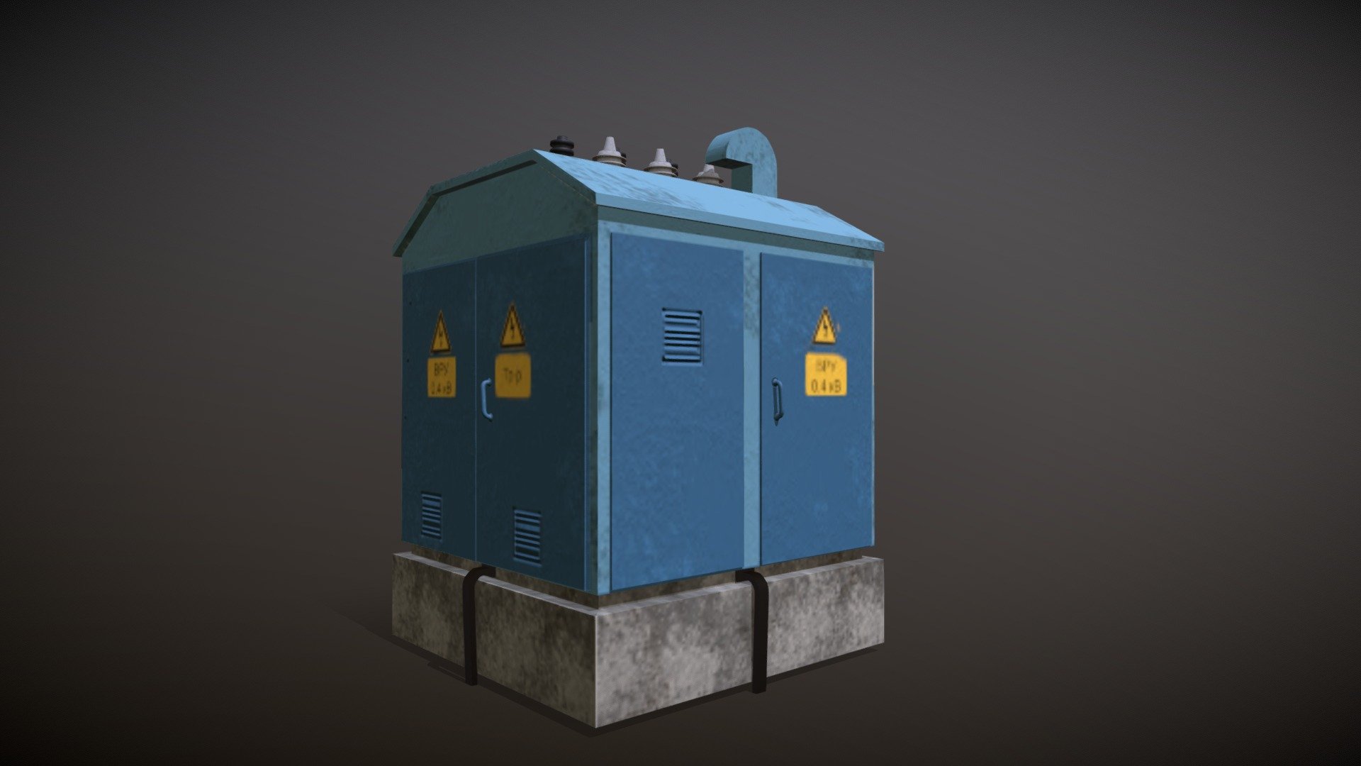 Electricity transformer vault - Download Free 3D model by CRSHZY ...