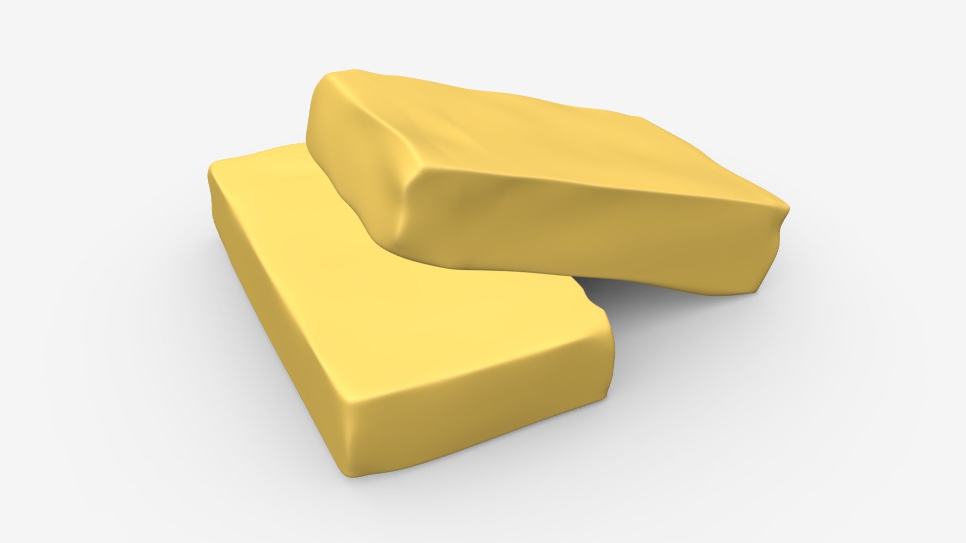 Butter slices on ground - Buy Royalty Free 3D model by HQ3DMOD ...