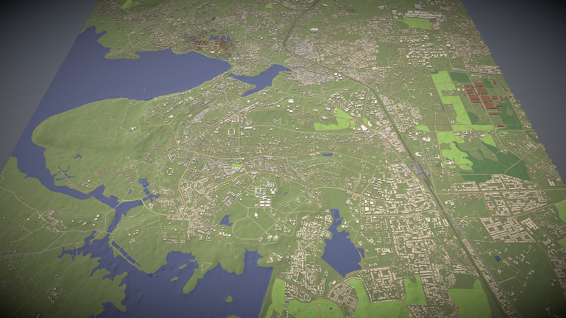 Bhopal India - city and urban - Buy Royalty Free 3D model by Jinda ...