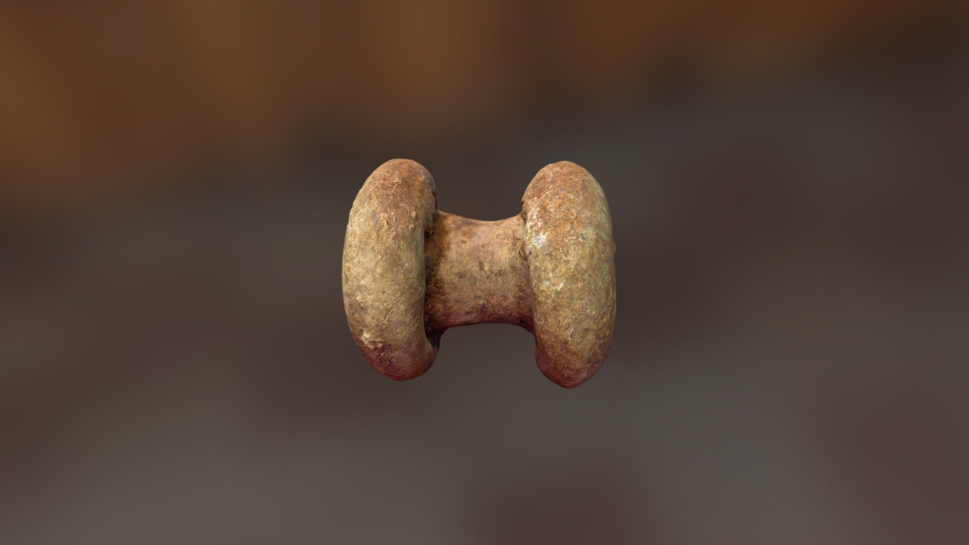 Lead Toggle Shaped Artefact - 3D model by paulking [2f23e04] - Sketchfab