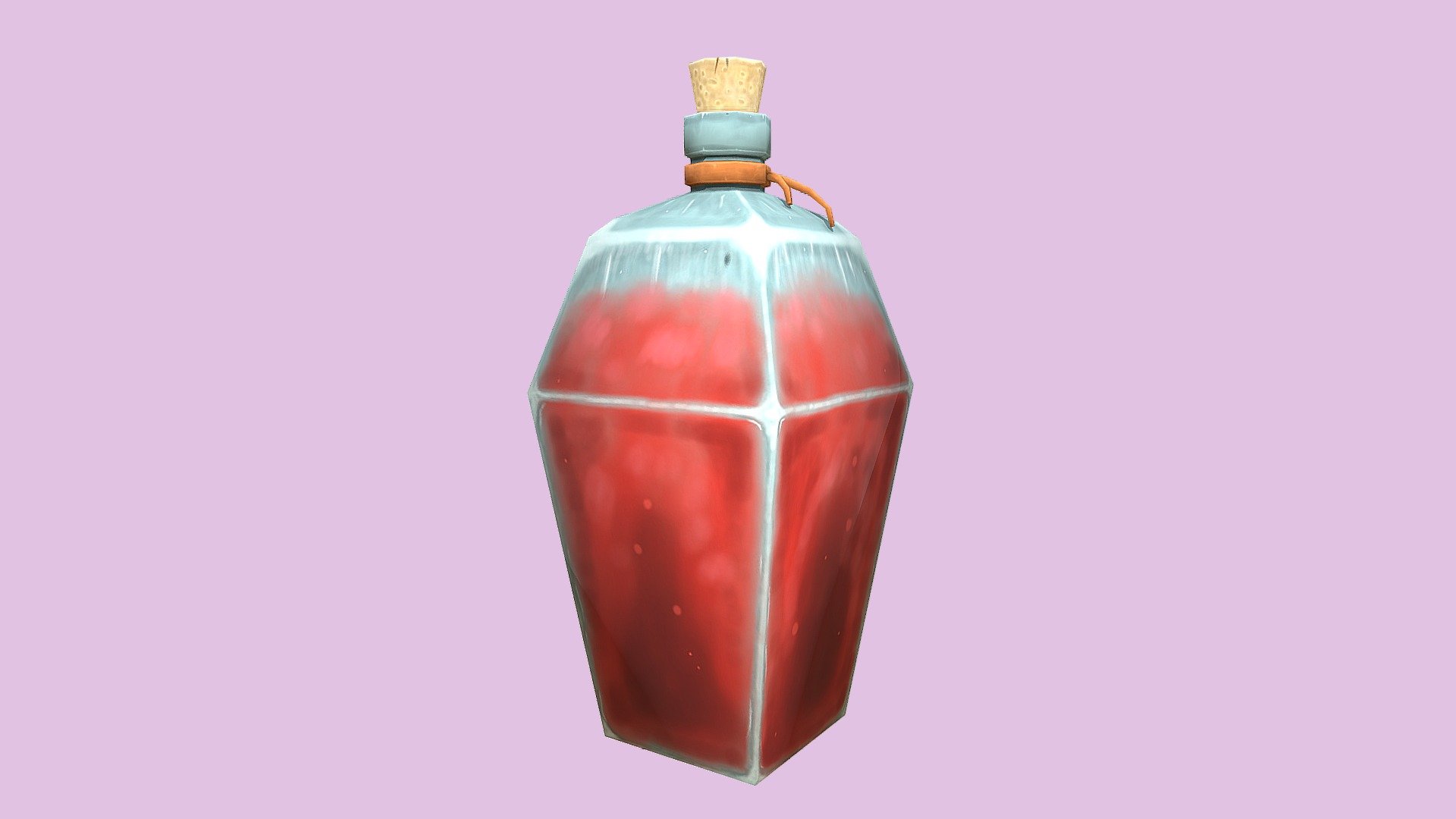 Red potion handpainted - Download Free 3D model by Bunkichi80 [2f29ef6 ...