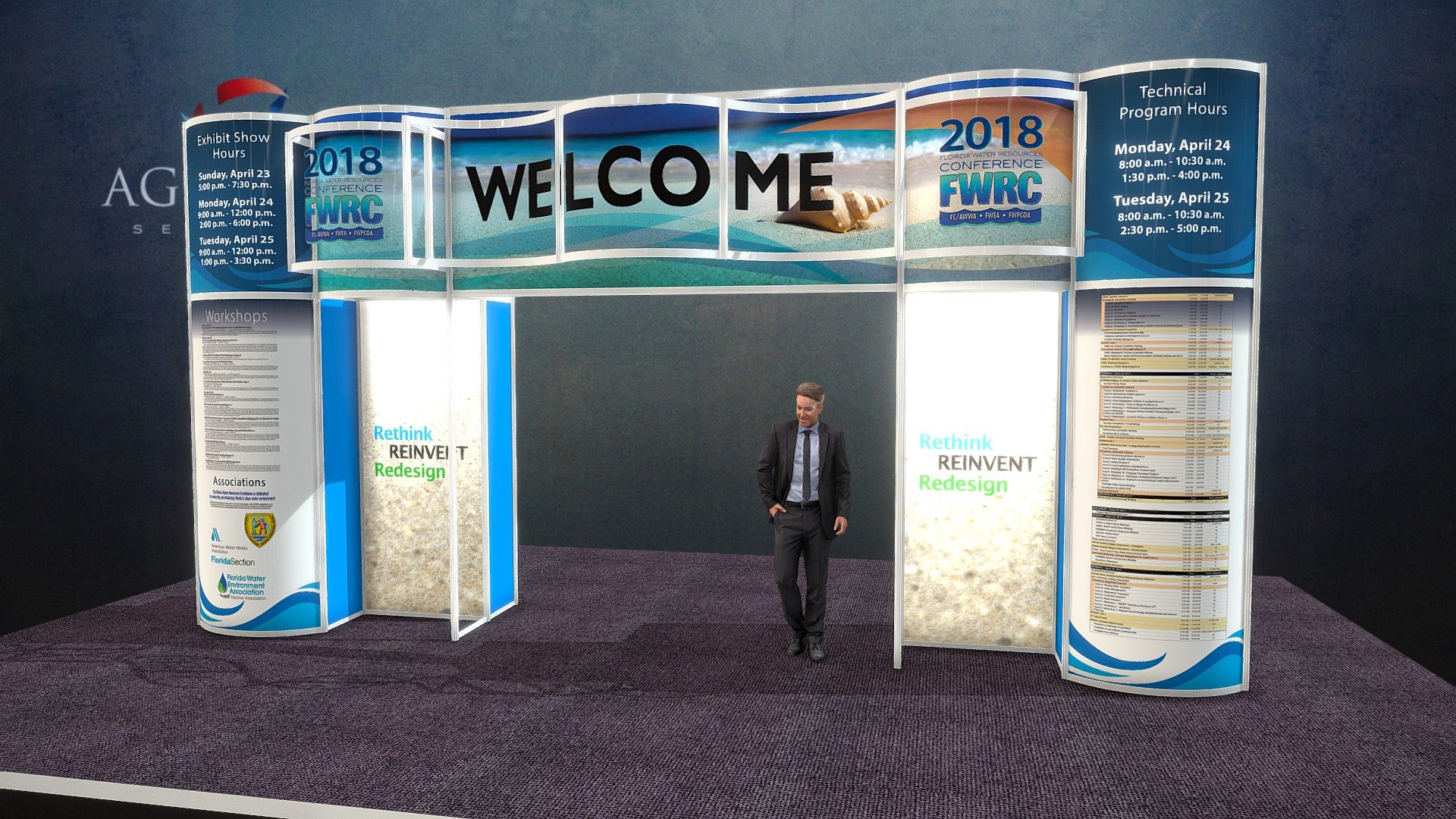 FWRC 2018 - Entrance - 3D model by AGS Expo Services (@AGS-EXPO ...