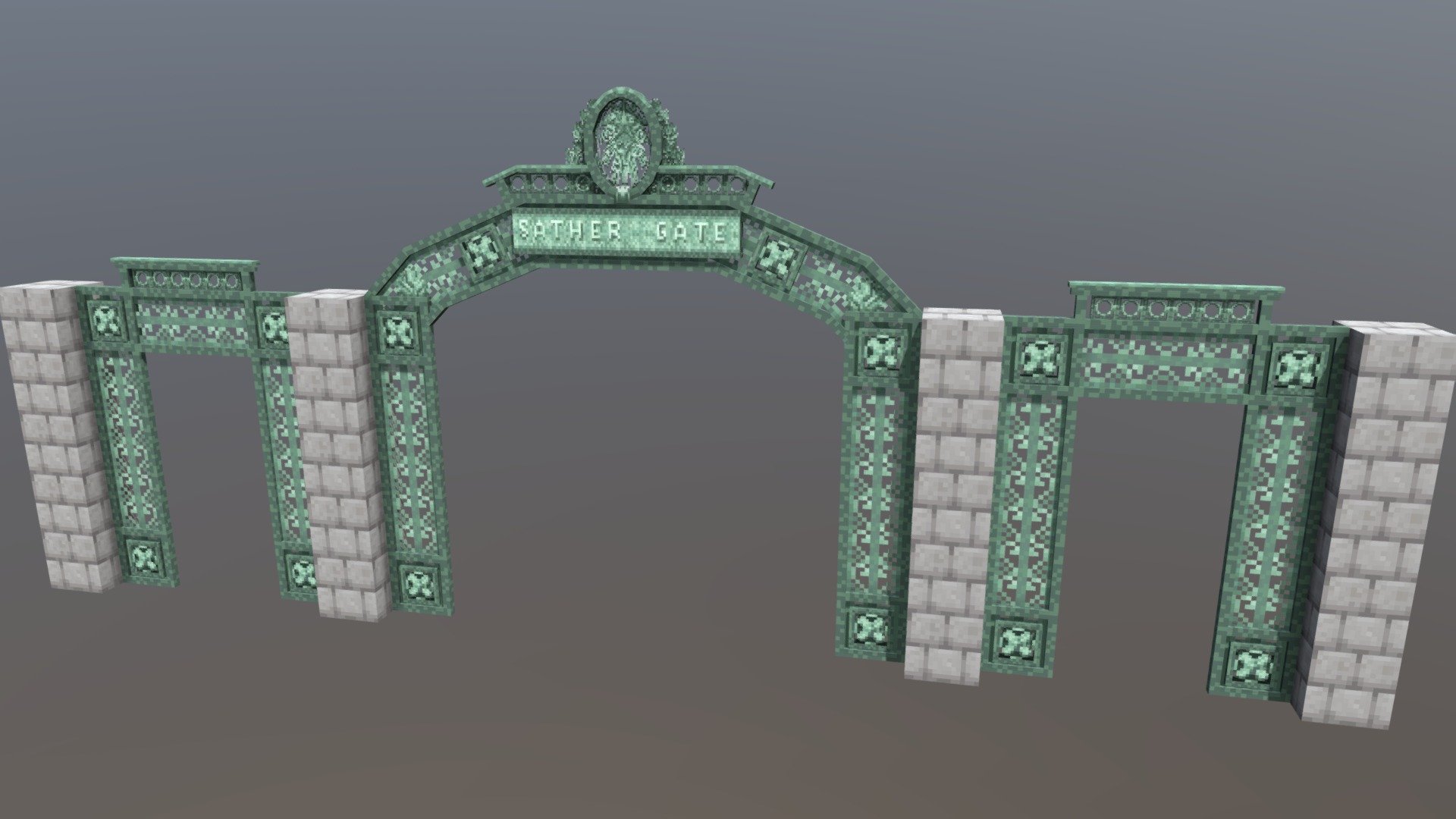 Sather Gate - Download Free 3D model by thebradqq [2f2b25b] - Sketchfab