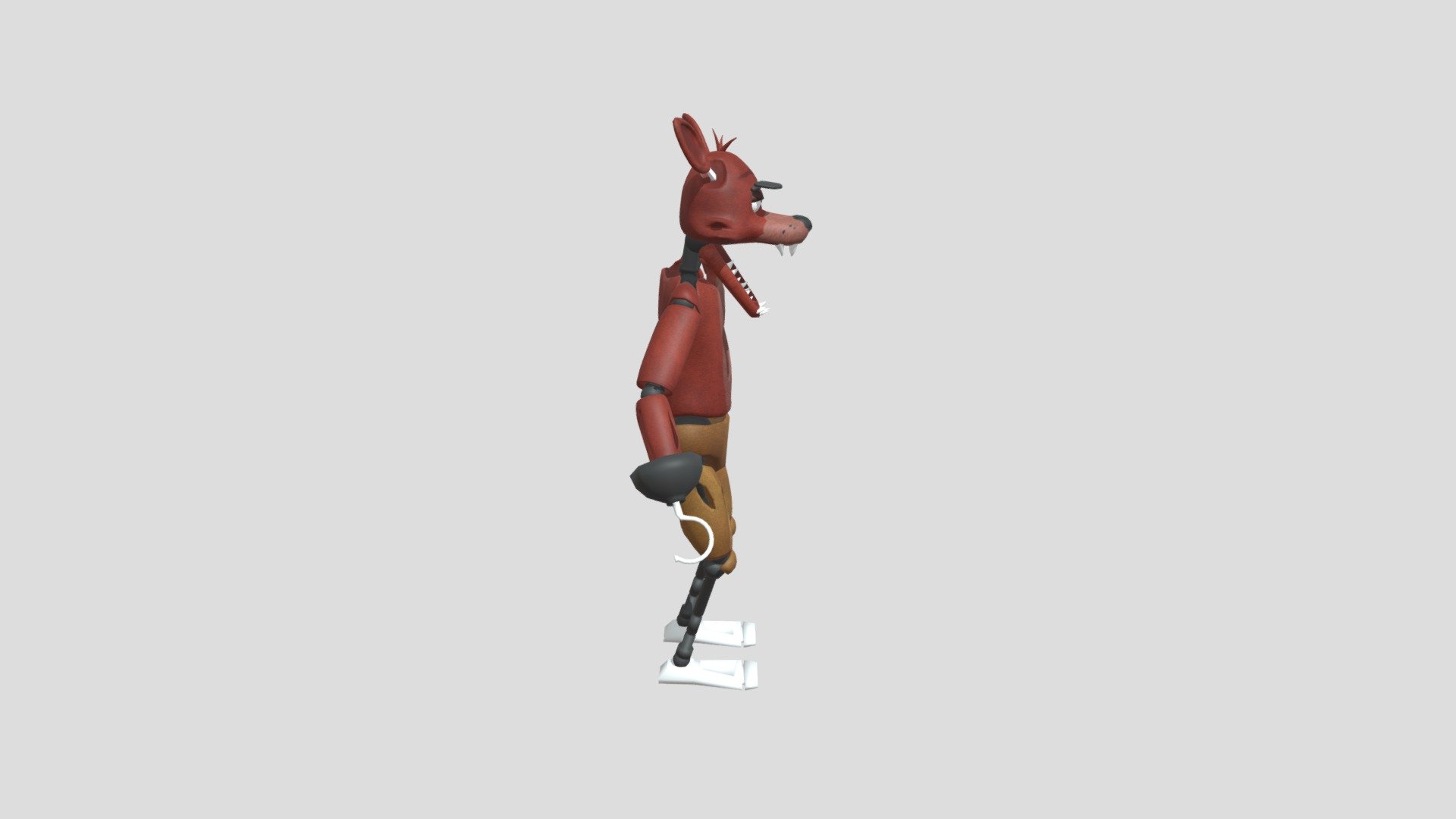 FNaF 1 foxy - Download Free 3D model by Peppino fnaf pizza tower ...