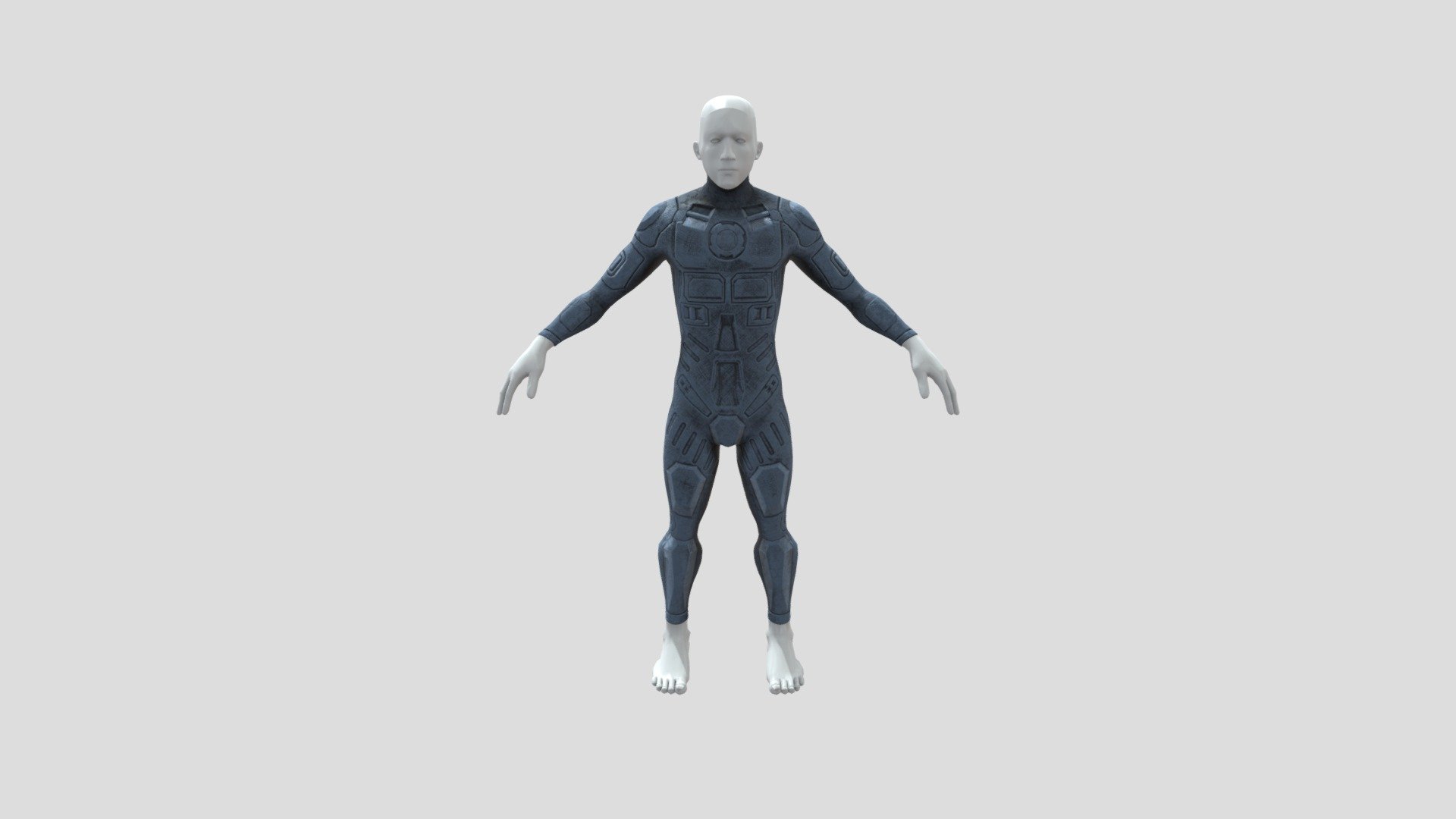 Sci-Fi Undersuit - 3D model by Gnawl (@cobalt.gnawl) [2f2bcf1] - Sketchfab