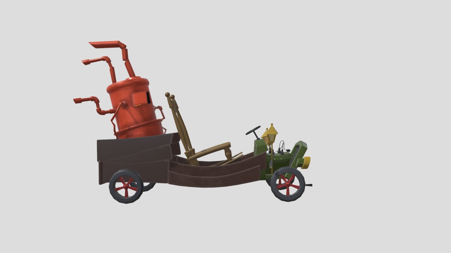 Wacky Racer - 3D model by AlysiaC [2f2c2bf] - Sketchfab