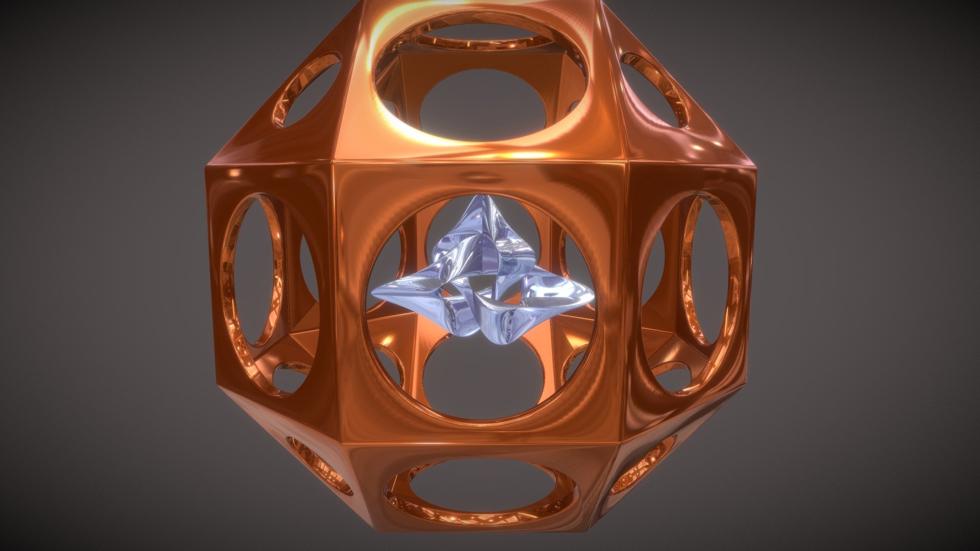 Copper Cube - Download Free 3D model by smice [2f2cee0] - Sketchfab