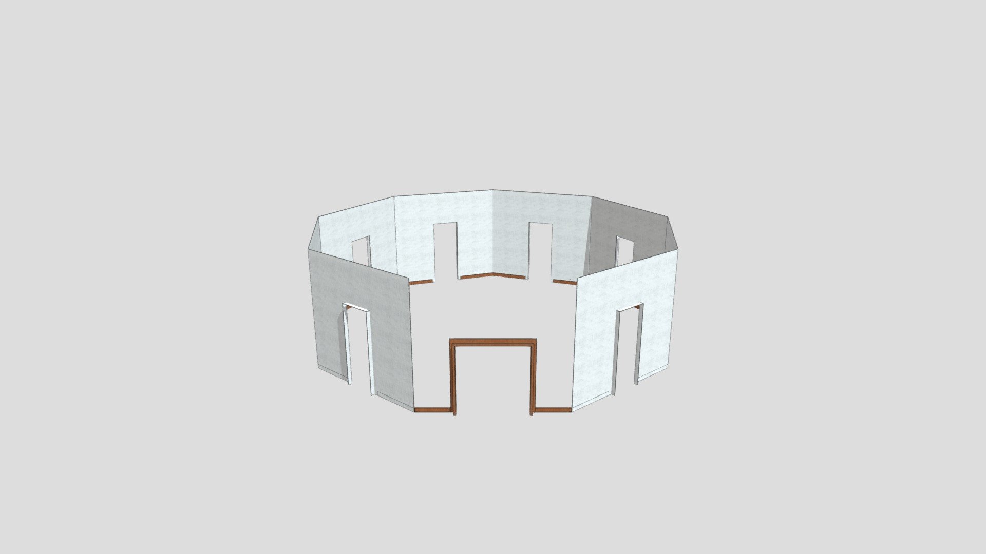 Main room walls - Download Free 3D model by djpikedesign [2f2d792 ...