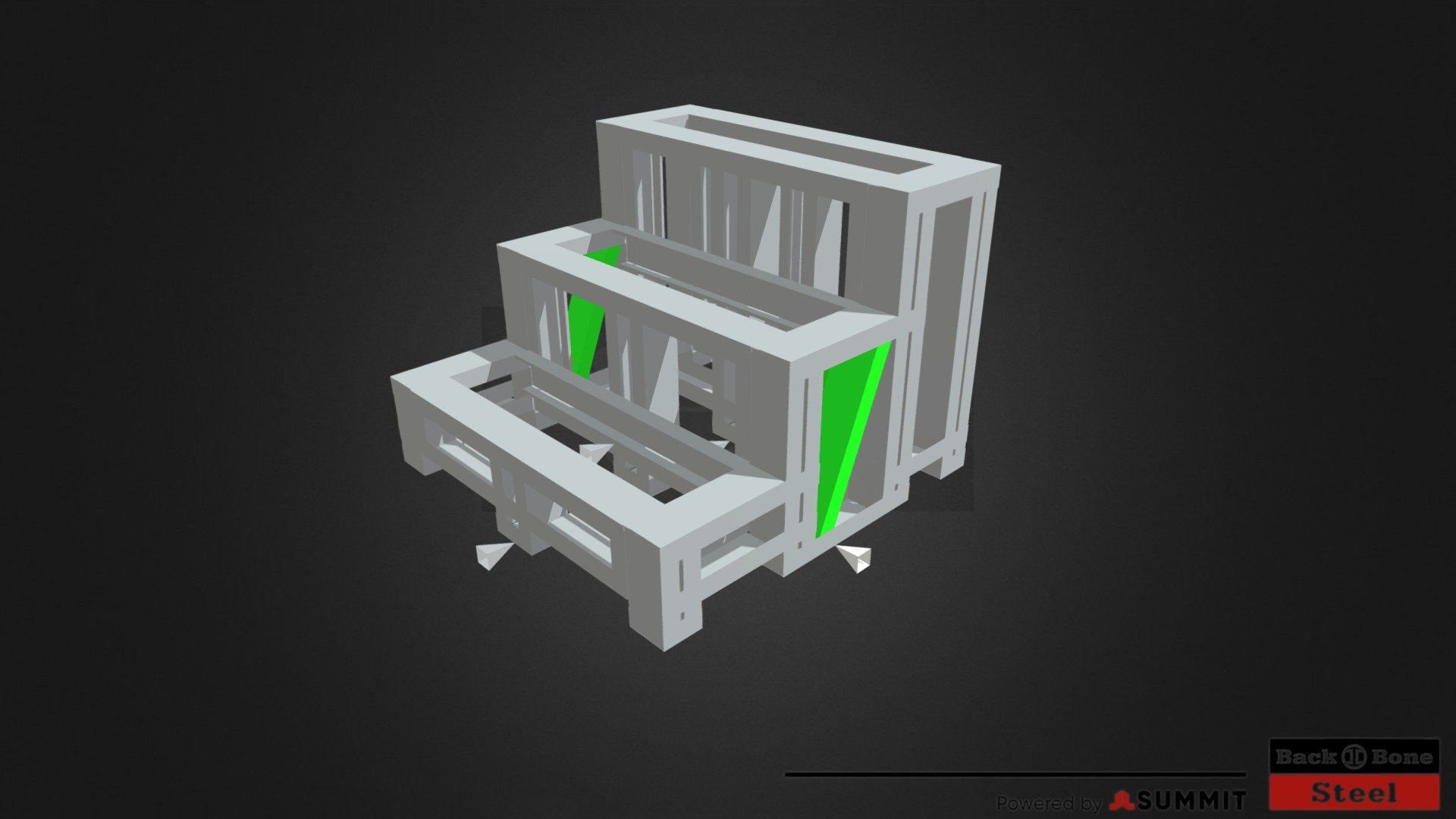 MODULAR STEPS - 3D model by backbonesteel [2f2eb3e] - Sketchfab