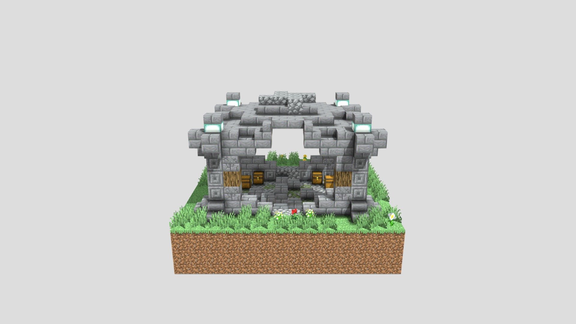 simple-temple - Download Free 3D model by madexc [2f2f15e] - Sketchfab