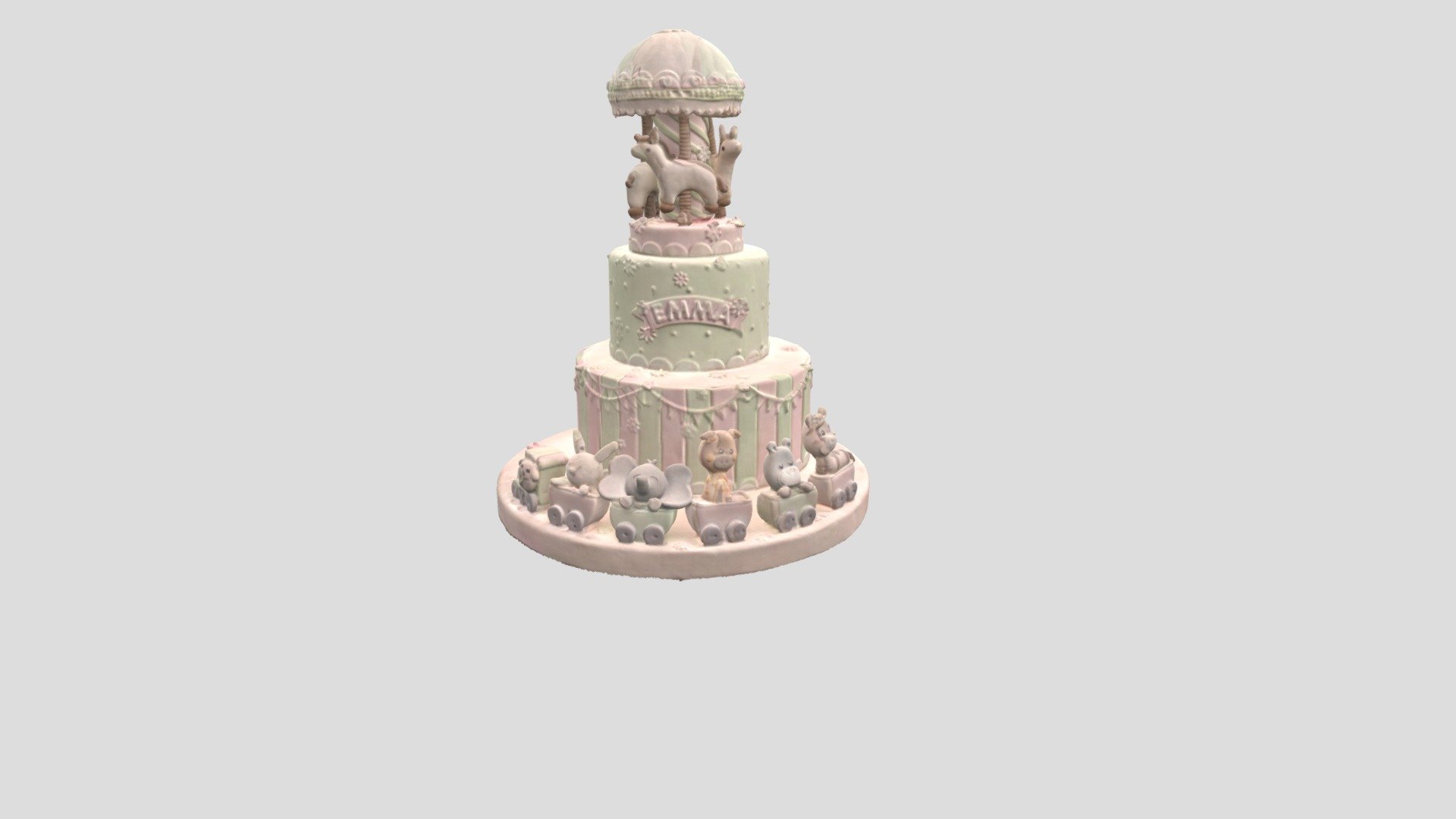 Animal Doll Cake - 3D model by PolarisProduction [2f3015a] - Sketchfab