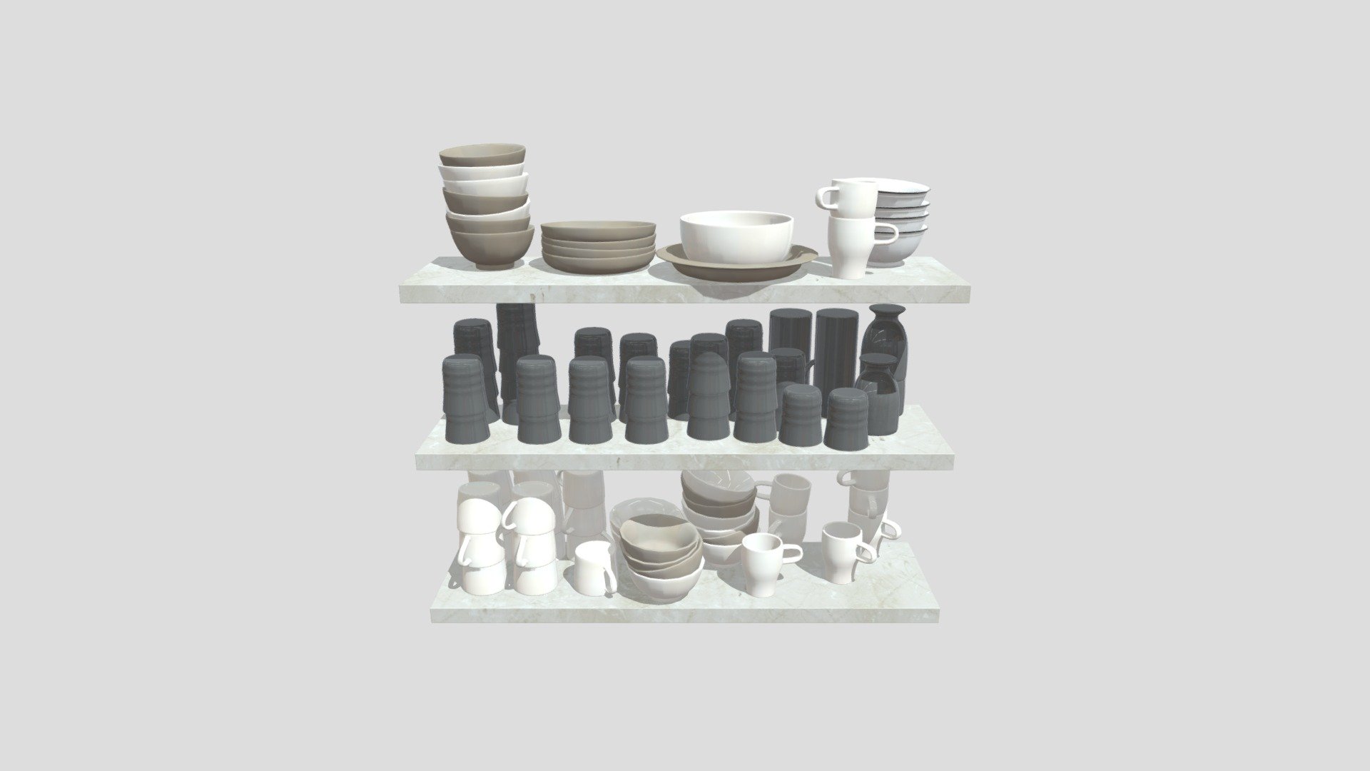 kitchen props 21 AM231 Archmodel - Buy Royalty Free 3D model by ...