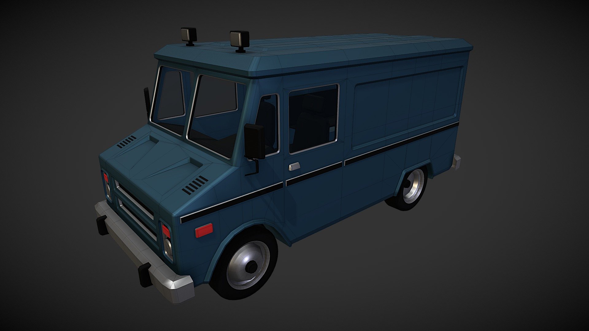 Delivery Van - 3D model by Nano [2f329fc] - Sketchfab