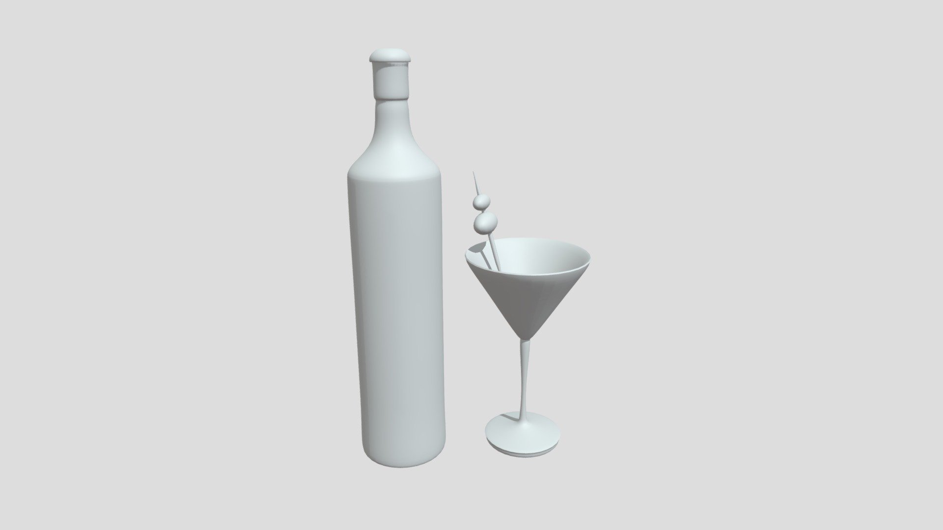 Martini - 3D model by kpandey [2f36c51] - Sketchfab