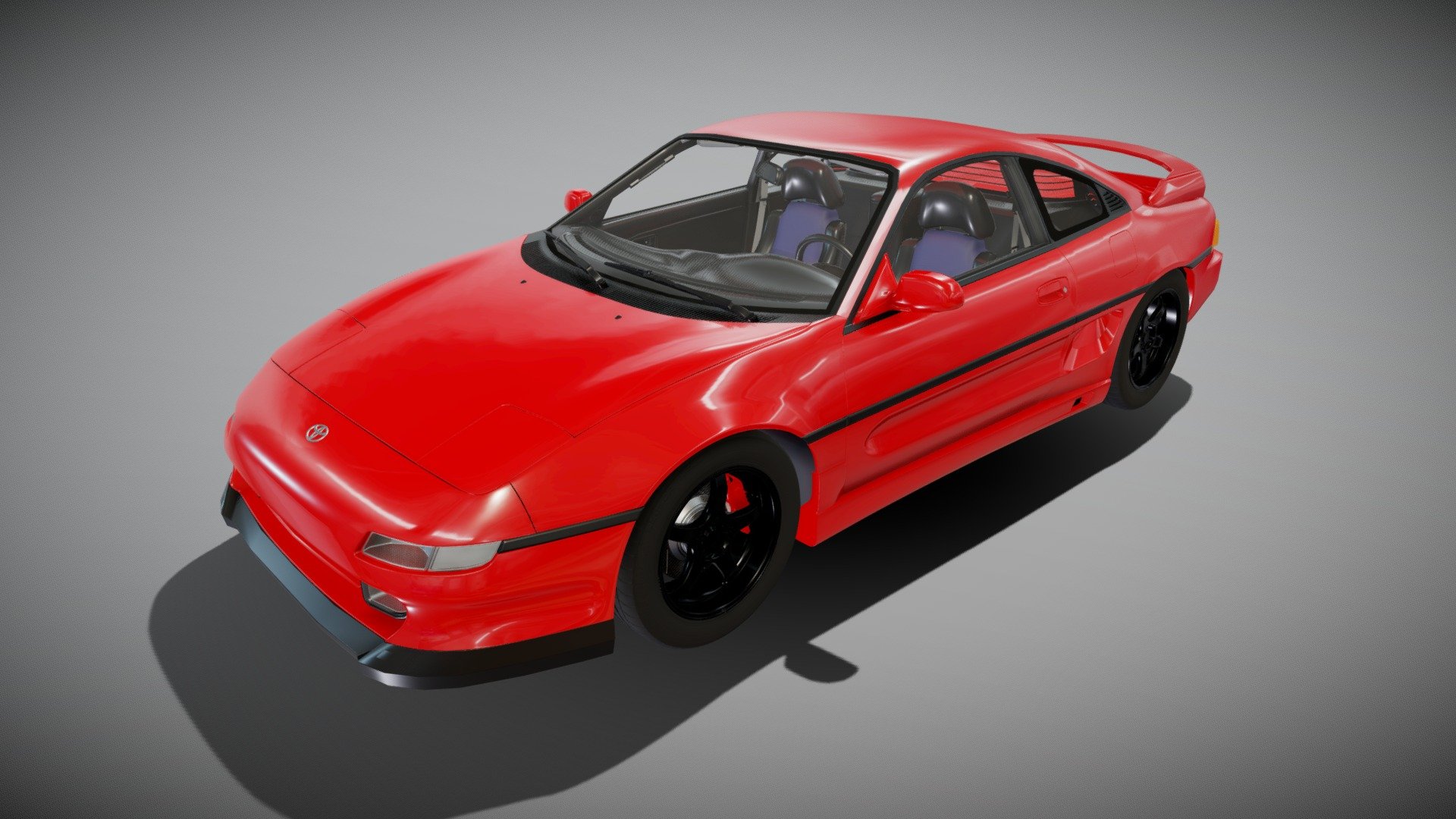 Toyota MR2 SW20 Rev 2 (1993) - Download Free 3D model by Nominous ...
