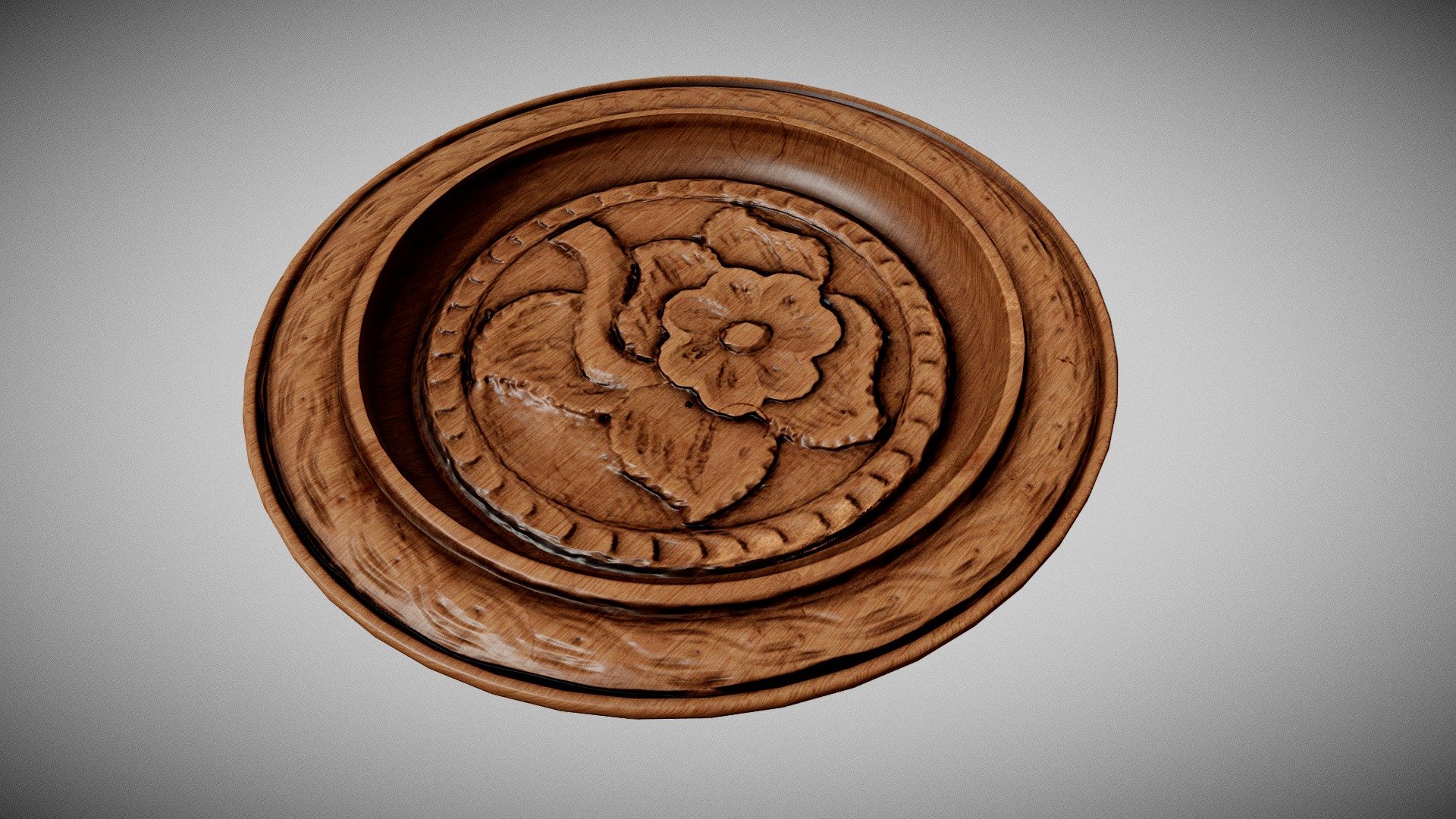 Plate - 3D model by Avil (@avril.sebastien.sav) [2f3a167] - Sketchfab
