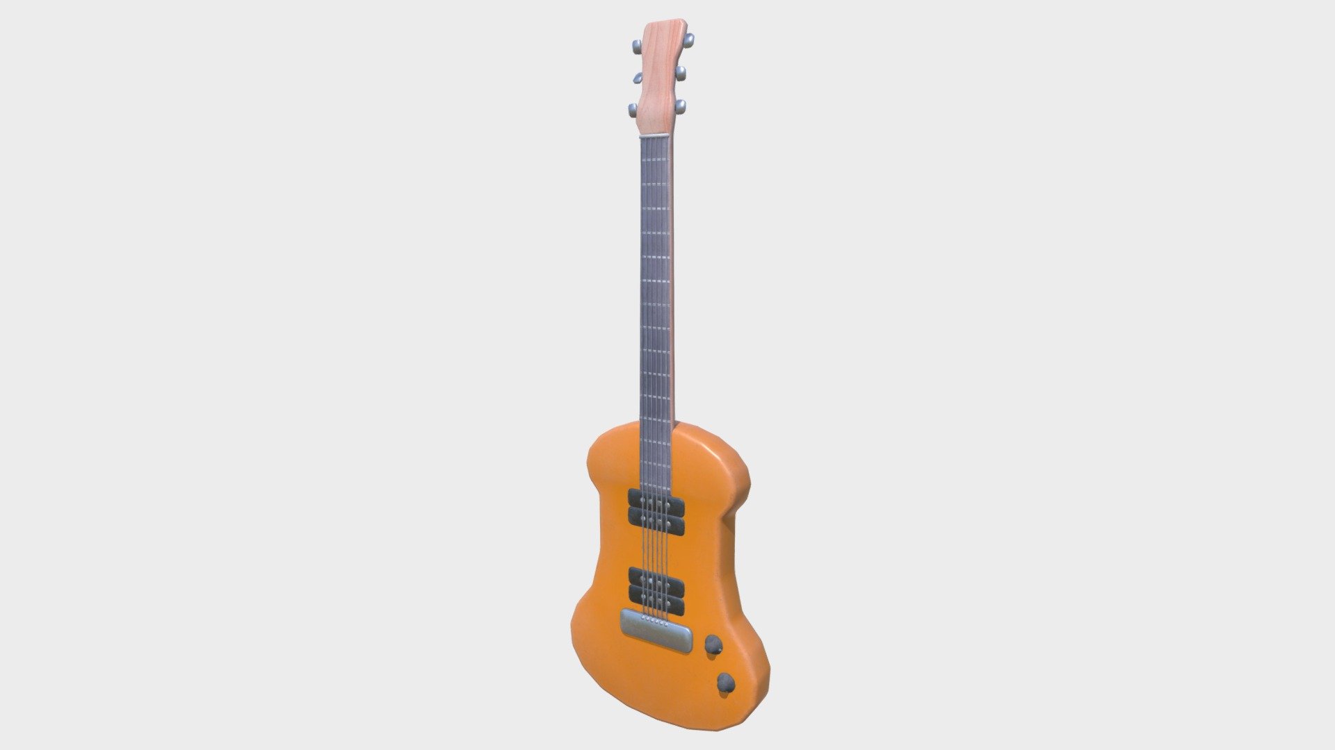 Simple Electric Guitar - 3D model by gluttonia [2f3c53b] - Sketchfab