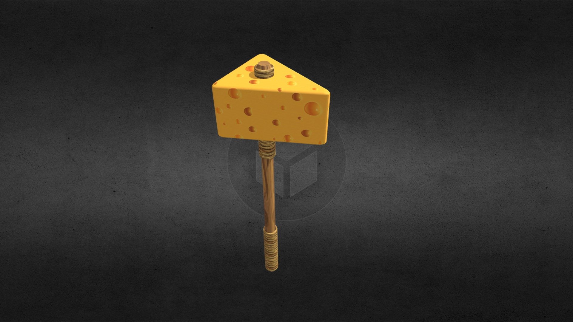 Cheese Hammer (low poly, game ready) - Download Free 3D model by ...