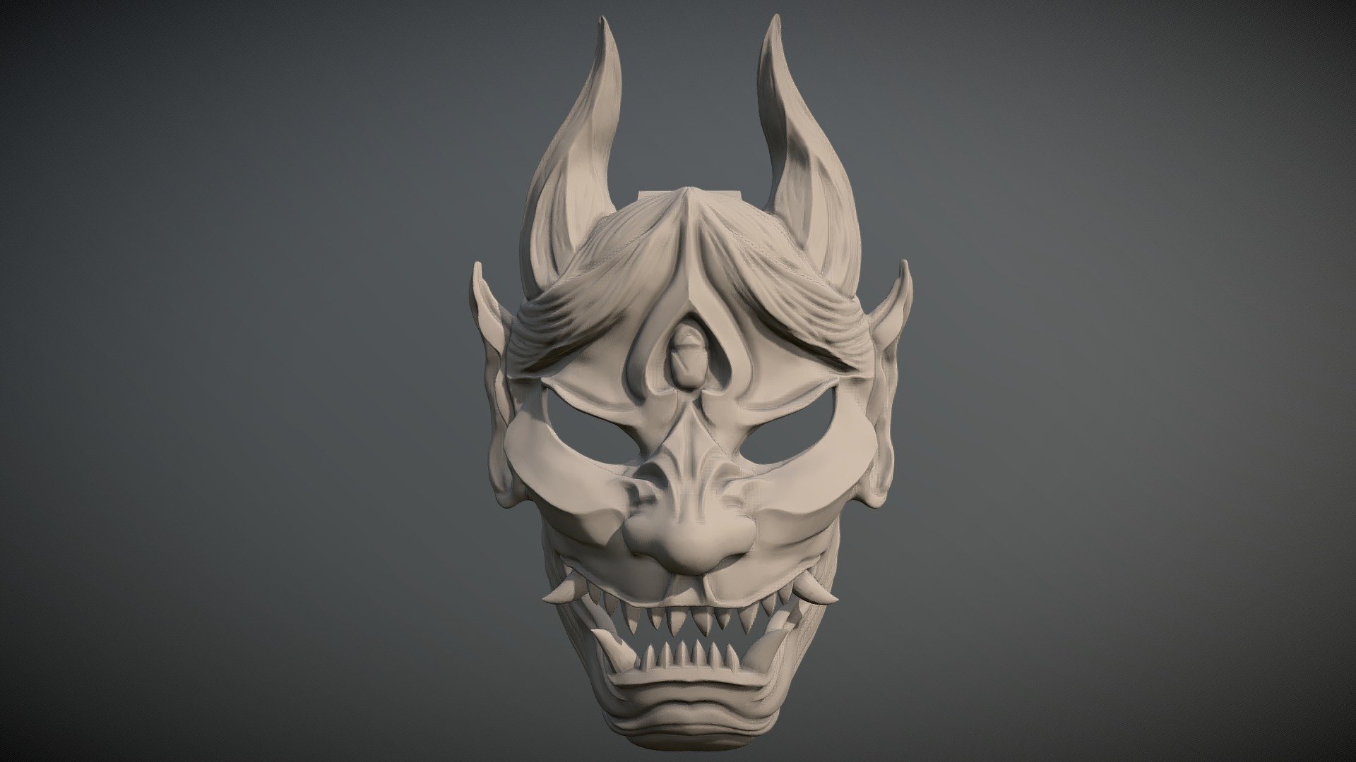 Oni Mask V2 - Buy Royalty Free 3D model by robulltec [2f3cc8b ...