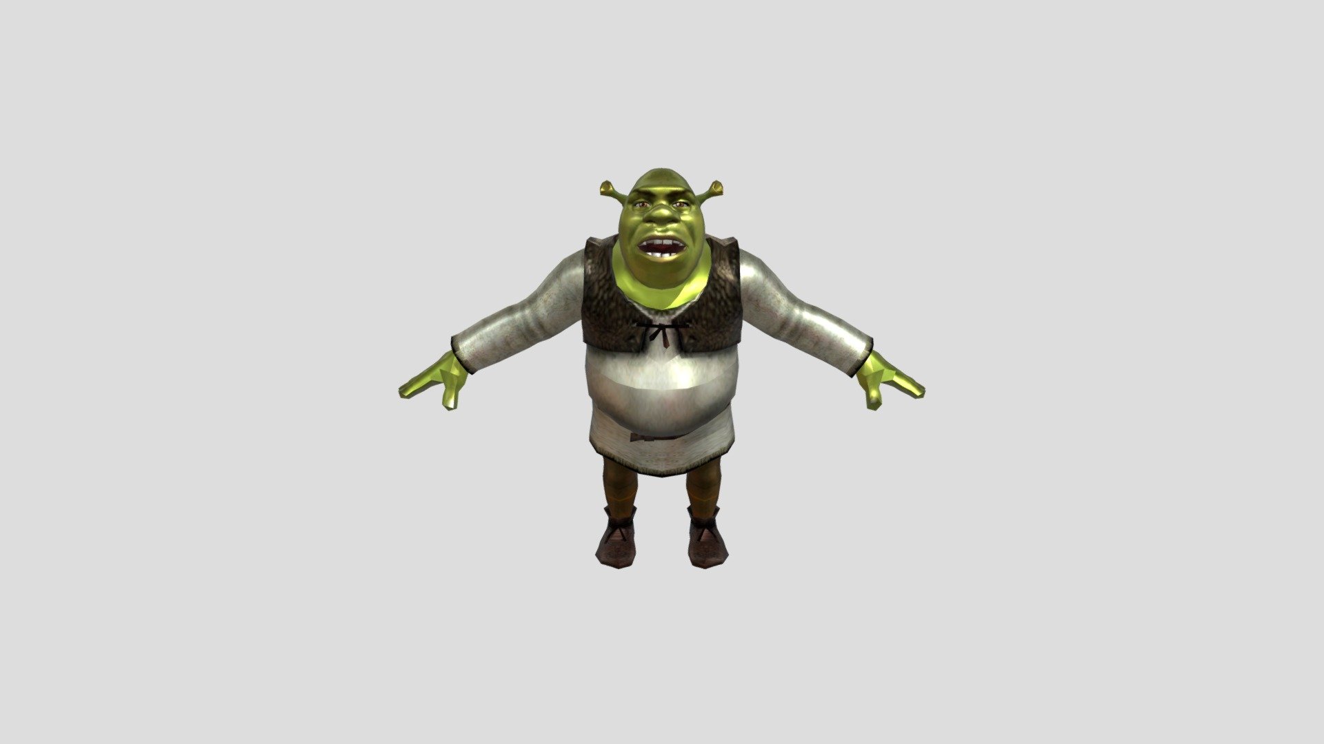 SHREK OBJ - Download Free 3D model by MARKJ1704 [2f3dc93] - Sketchfab