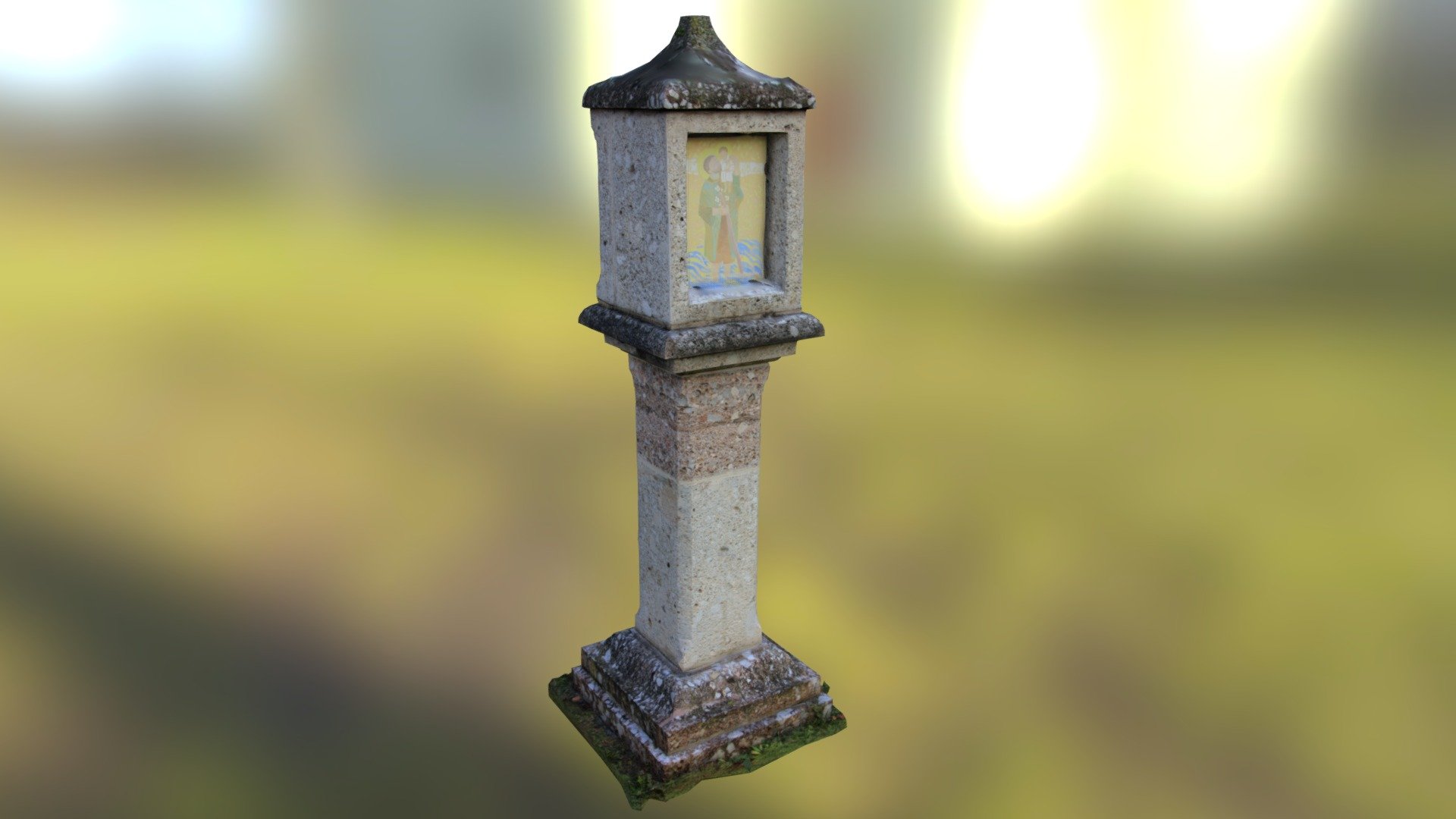 Photogrammetry of a pillar in Innsbruck - Download Free 3D model by ...