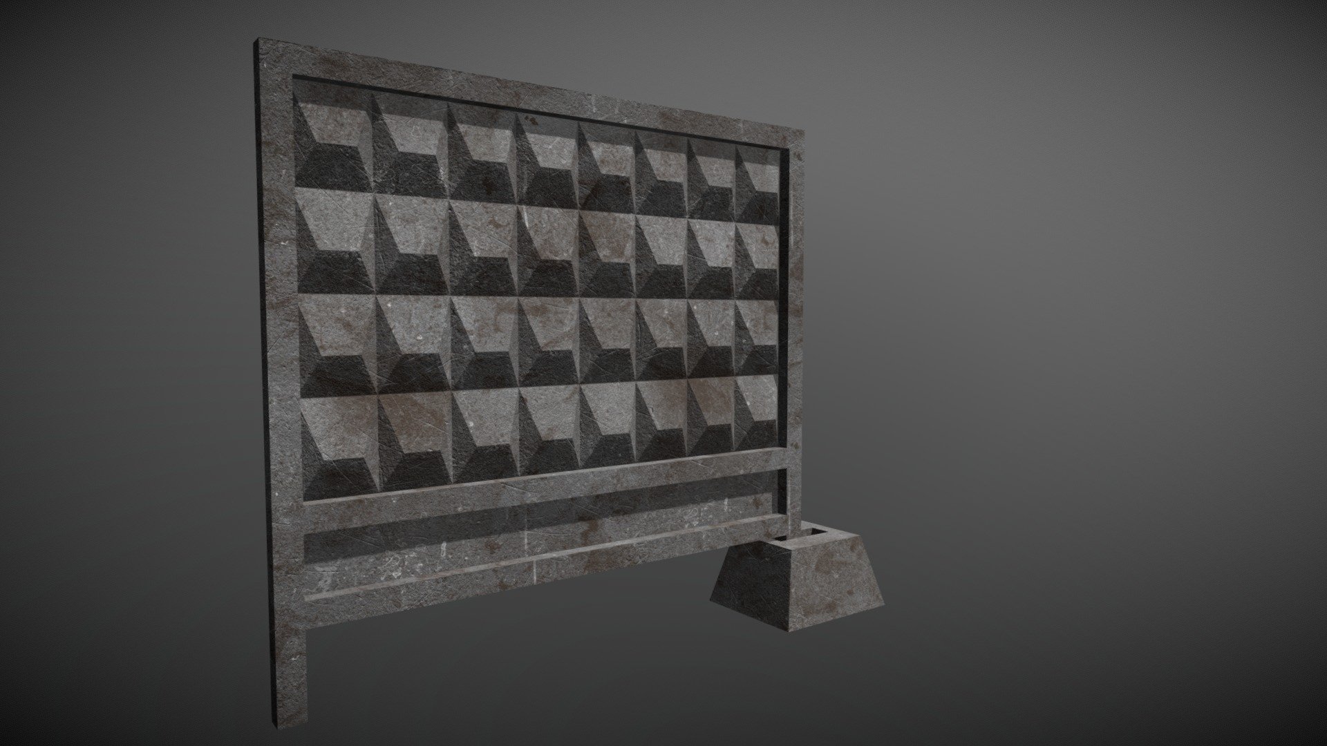 Soviet Fence Po2 Gameready - Download Free 3D model by JustPandaRU ...