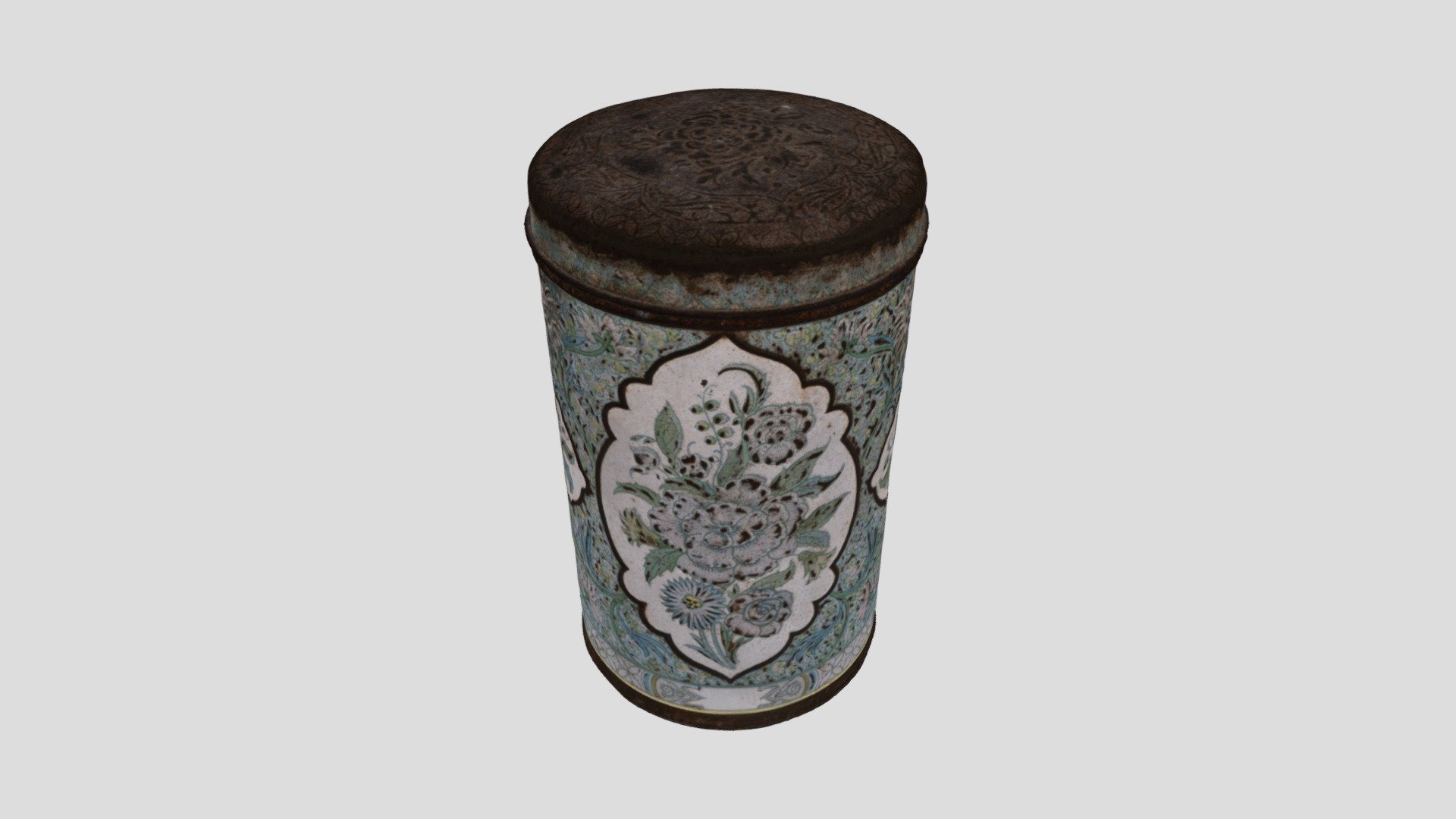 Vintage Tin - Download Free 3D model by Mergus [2f416c0] - Sketchfab