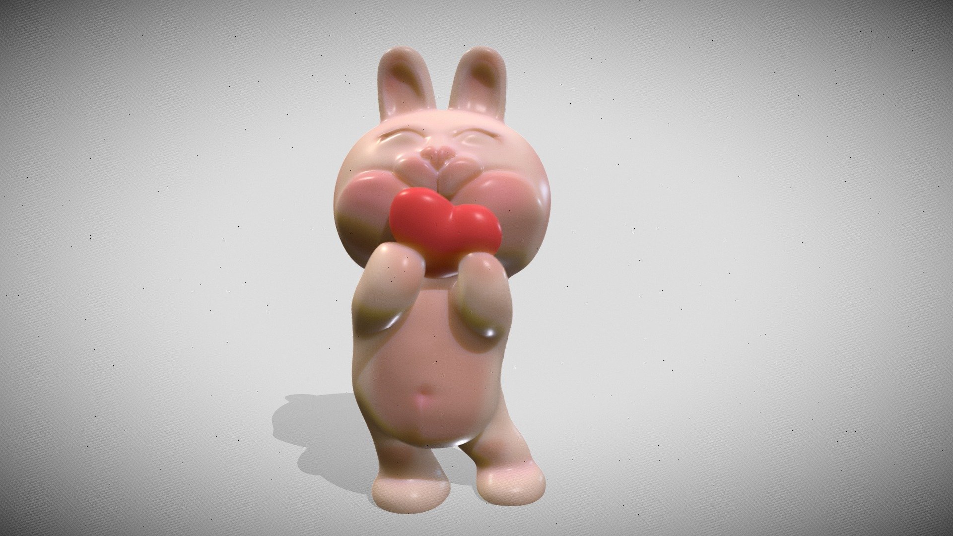 caramel cute bunny - Buy Royalty Free 3D model by spartankaKst [2f46f4f ...