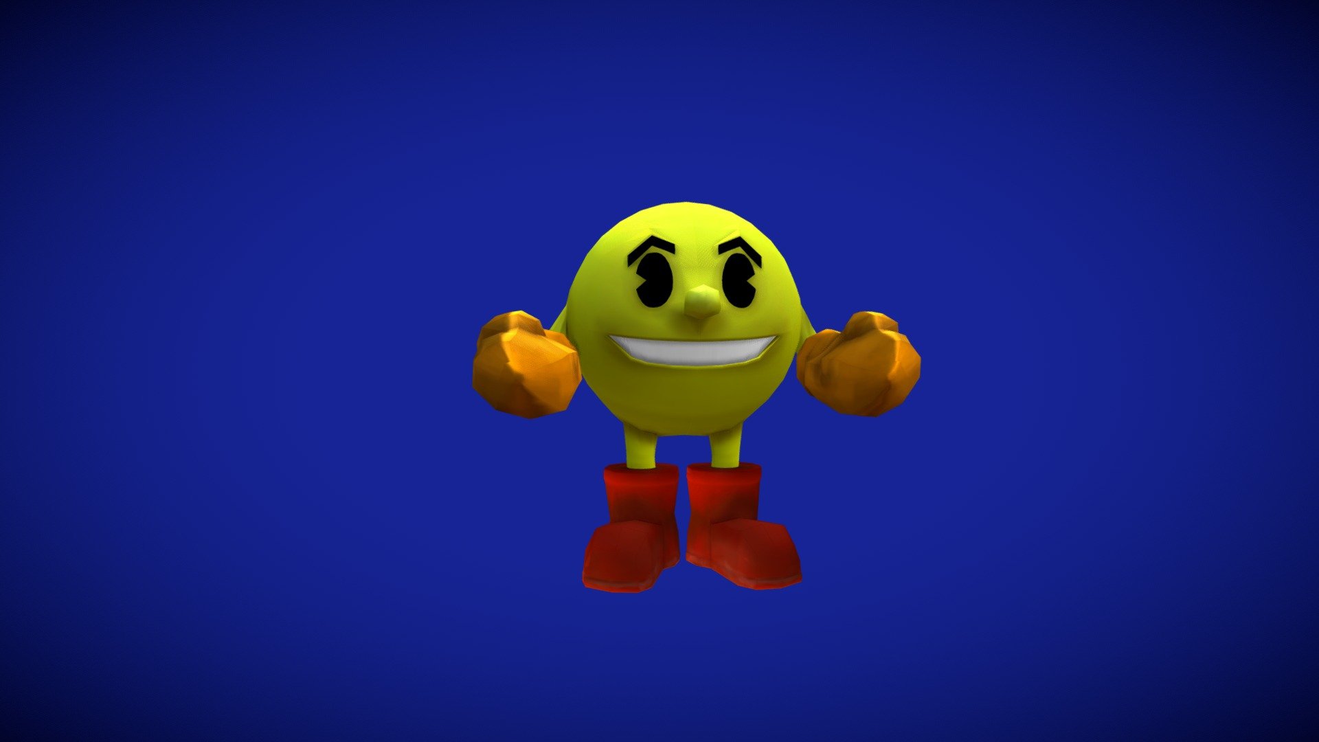 Pacman [Handpainted] - 3D model by Lu1z01 [2f47045] - Sketchfab