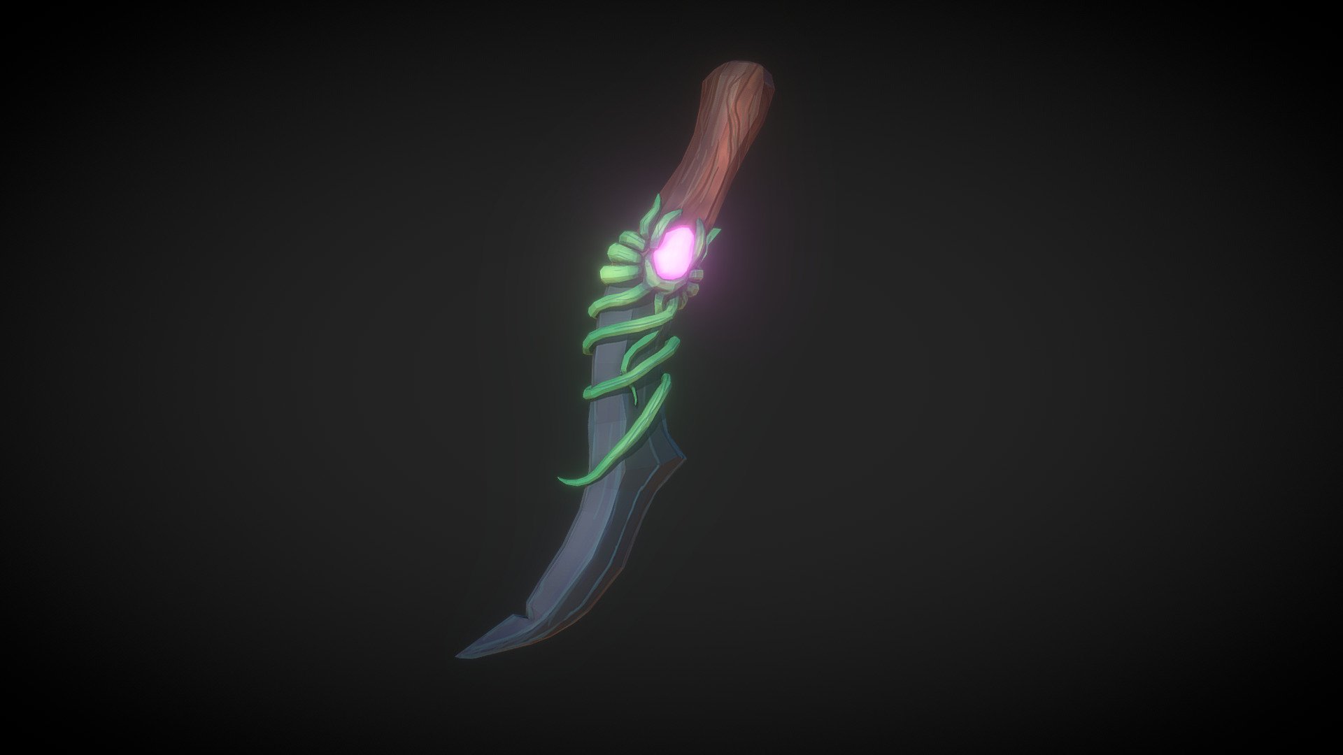 Stylized Dagger - Download Free 3D model by Manuela Reis (@Manuela.Reis ...
