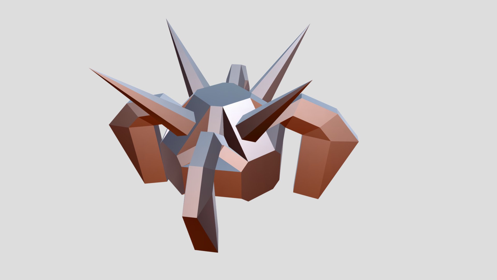 4 Legged 4 Spike Walker Thing - Download Free 3D model by Trockk ...