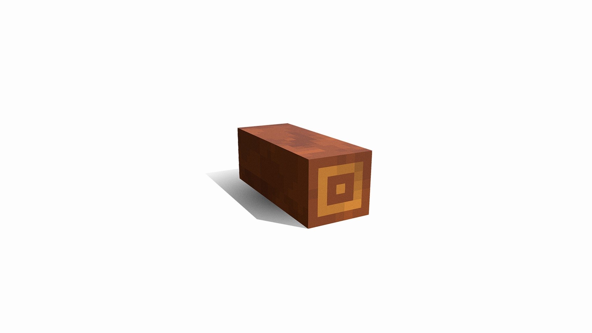 3D Pixel Oak Log - Download Free 3D model by BlazingWildFire [2f499cb ...