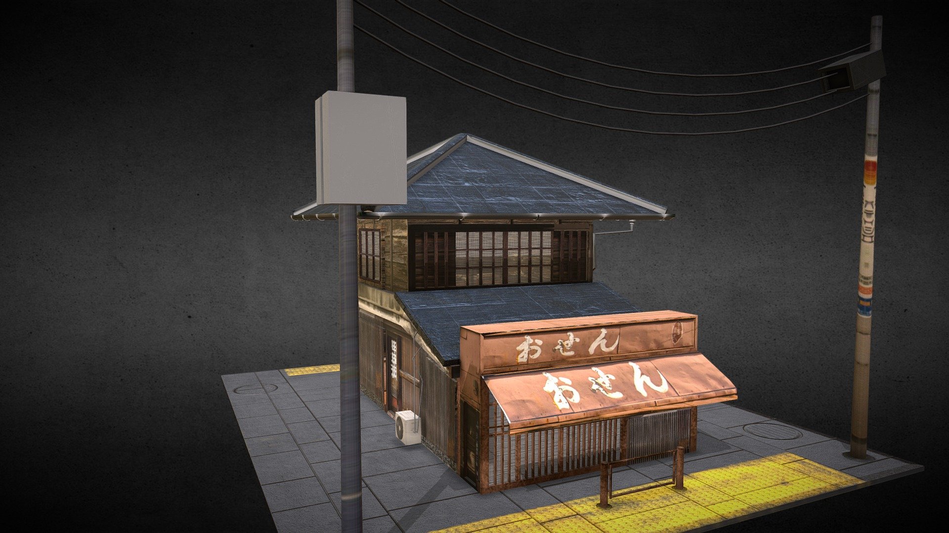 Achat Magasin Tokyo batiment photorealiste - Buy Royalty Free 3D model ...