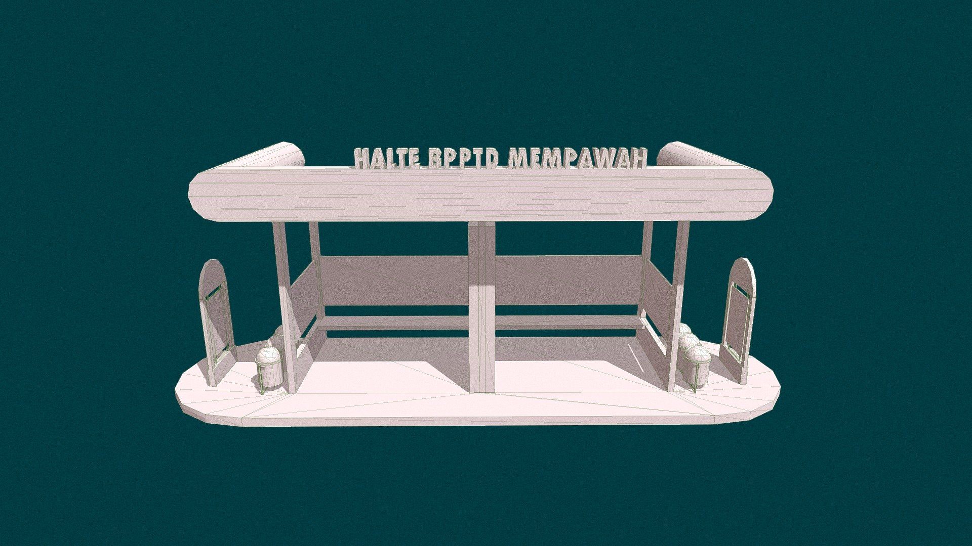 HALTE BPPTD MEMPAWAH - 3D model by Elya Nurhajiza (@yourfavouritetaste ...
