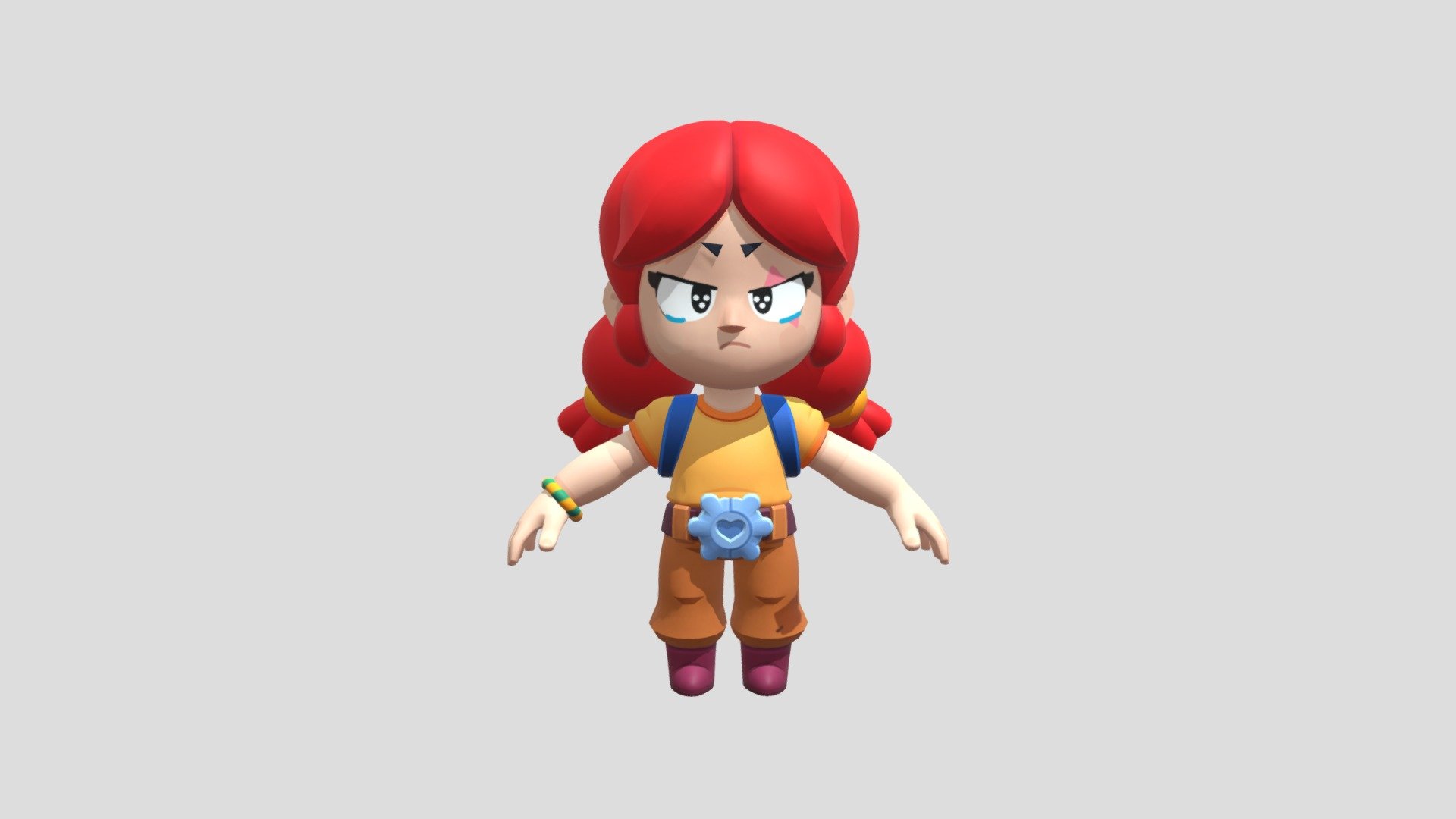 ANGRY JESSIE CRYING WITHOUT HAT - Download Free 3D model by Brawl2024 ...