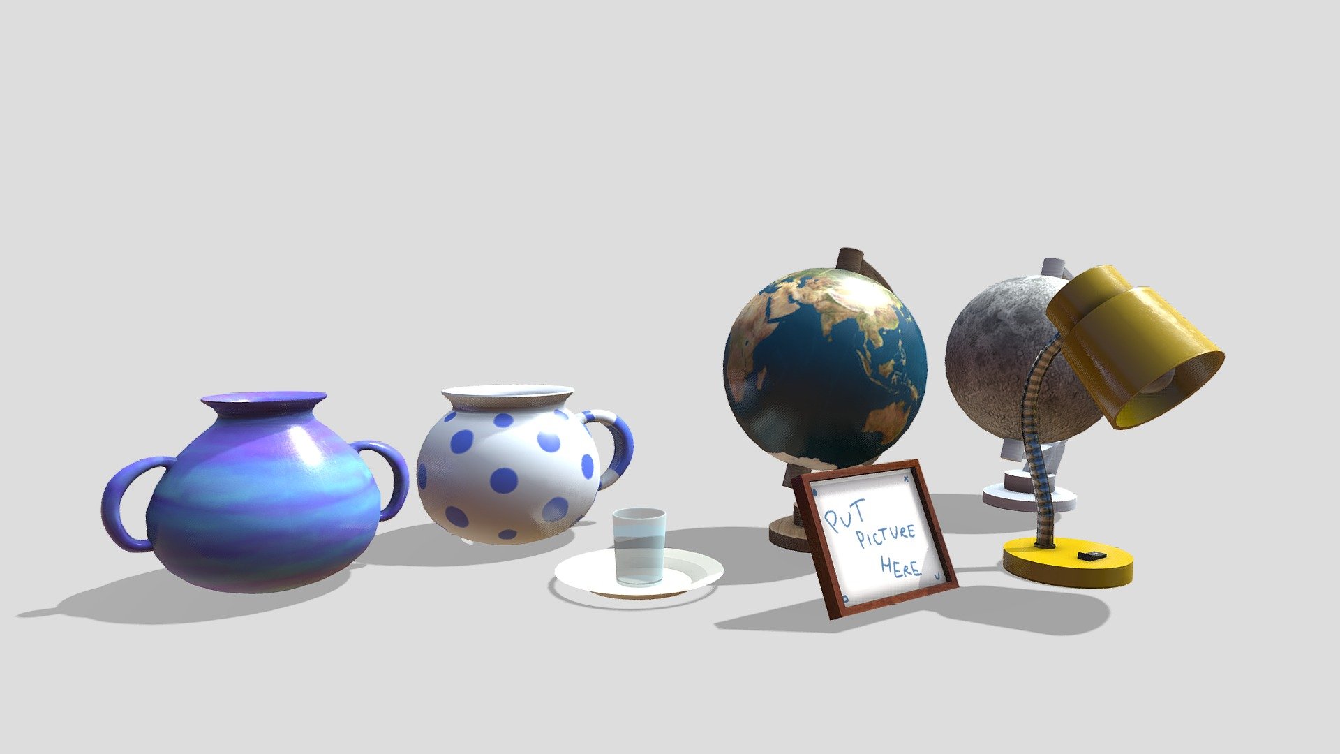 Desk Prop Collection - Buy Royalty Free 3D model by OfficialBytes ...