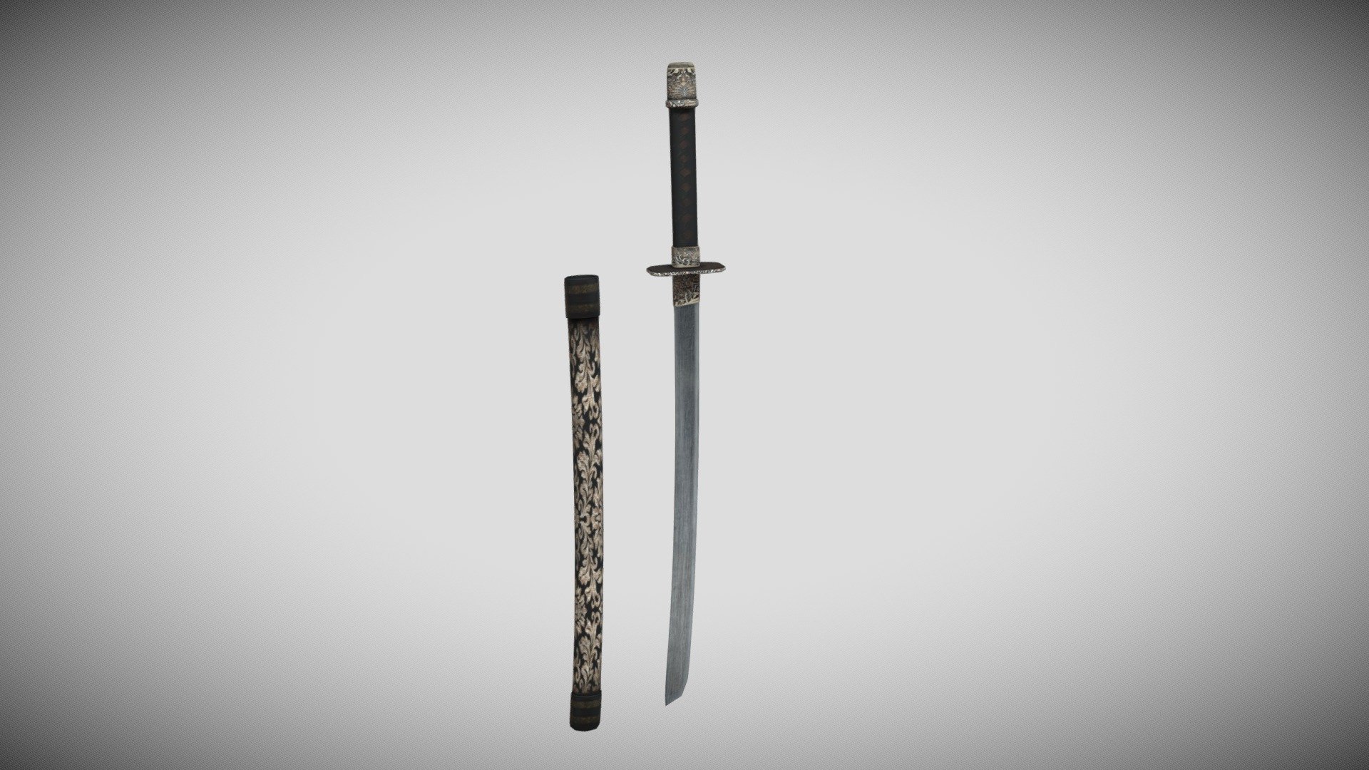 Samurai Swords - Buy Royalty Free 3D model by yoloco [2f50399 ...