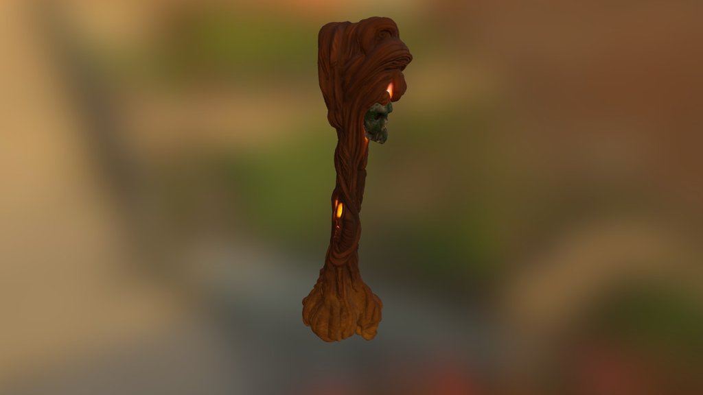 Staff Weapon - 3D model by ricardosegura [2f5252c] - Sketchfab