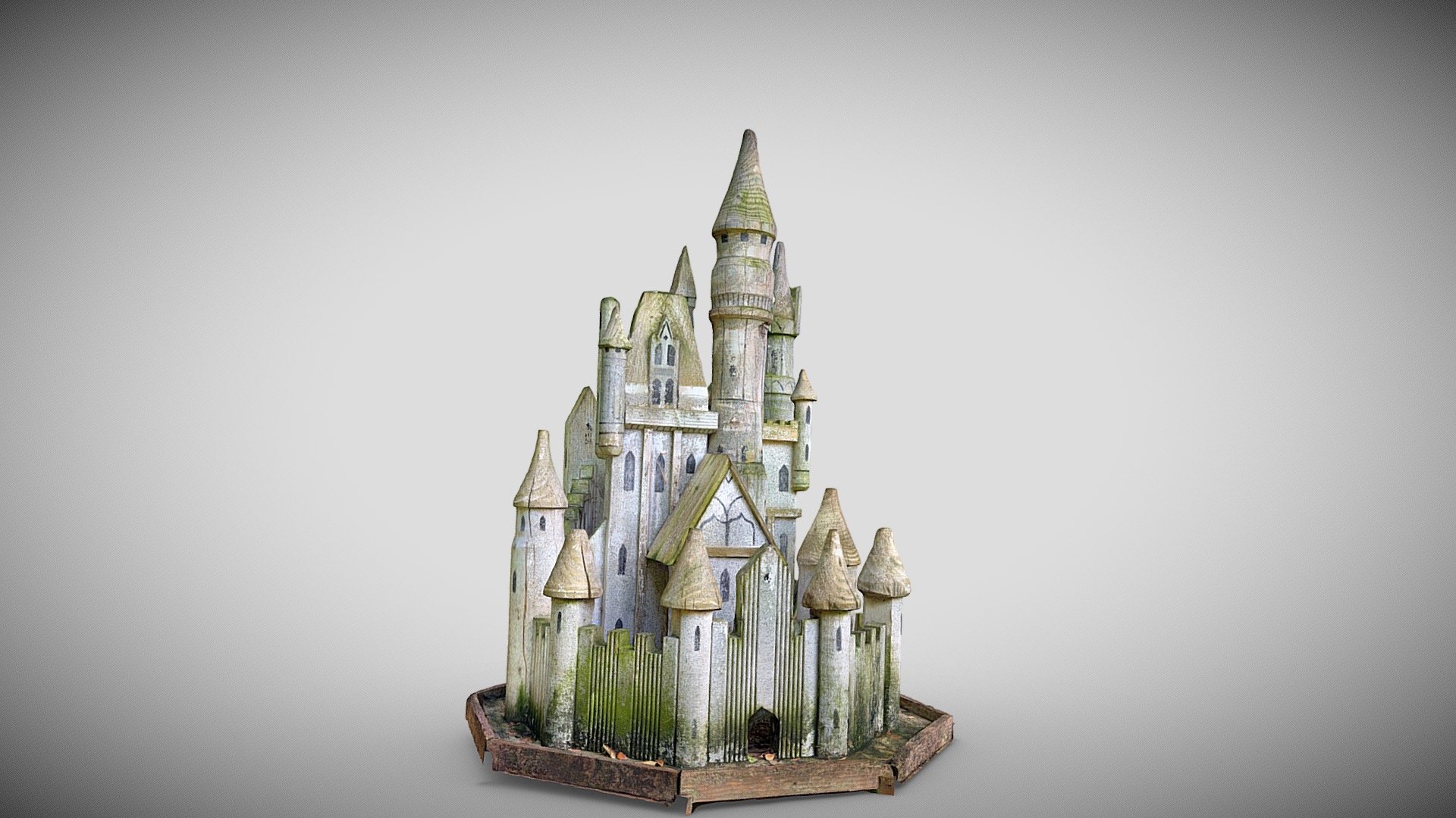 3D Wooden Castle: Photogrammetry Scan - Buy Royalty Free 3D model by ...