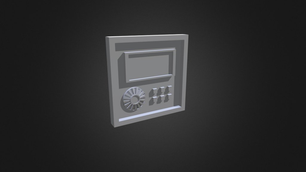 Scifi Control Panel - 3D model by balasarius [2f52963] - Sketchfab